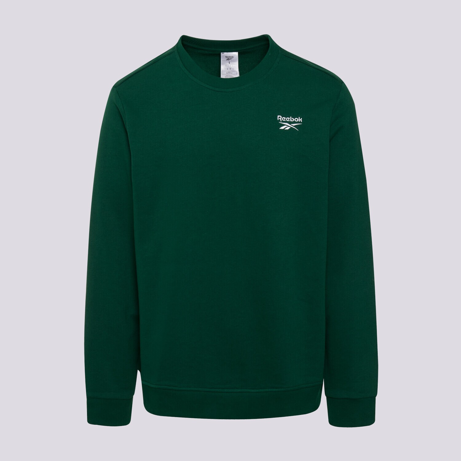 REEBOK BLUZA REEBOK IDENTITY SMALL LOGO 100200315 ZIELONY | Męskie ...