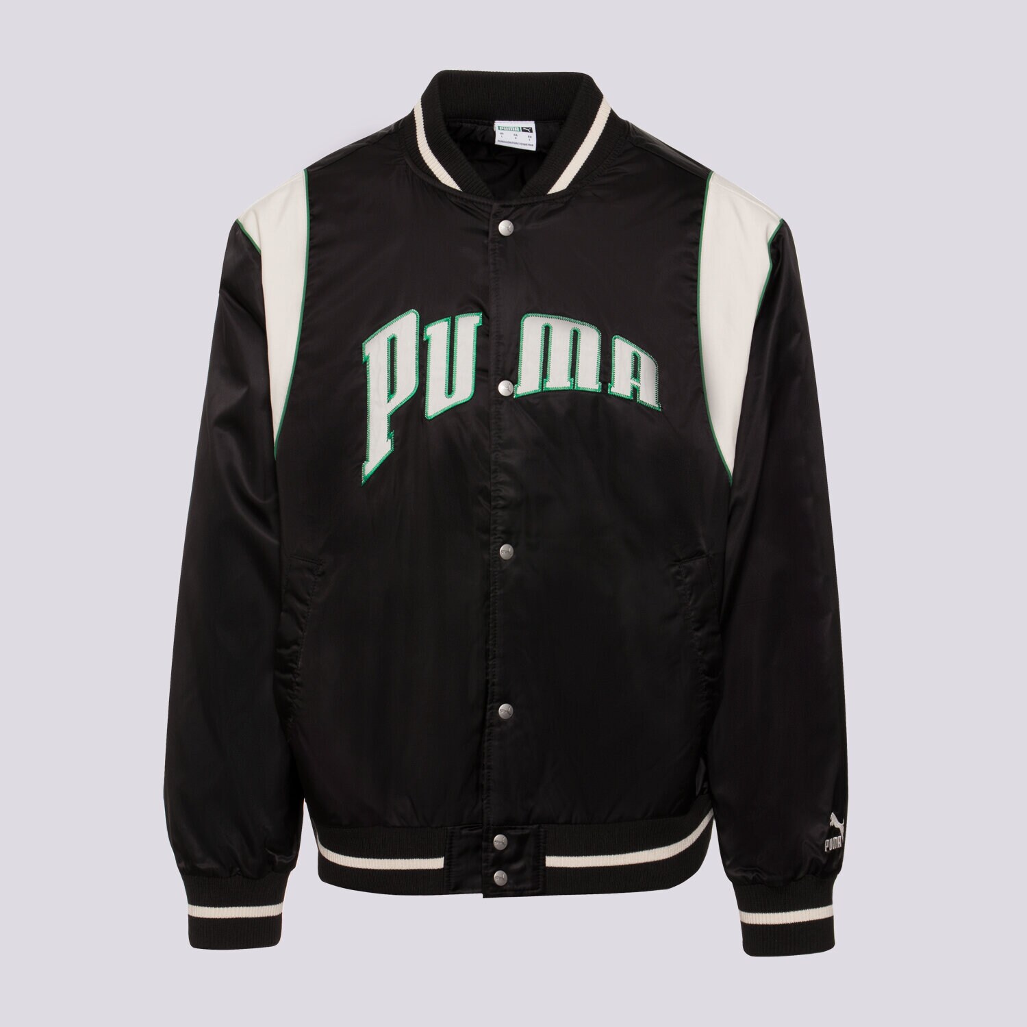 PUMA KURTKA PUMA TEAM VARSITY JACKET 62369101 CZARNY | Męskie Kurtki ...