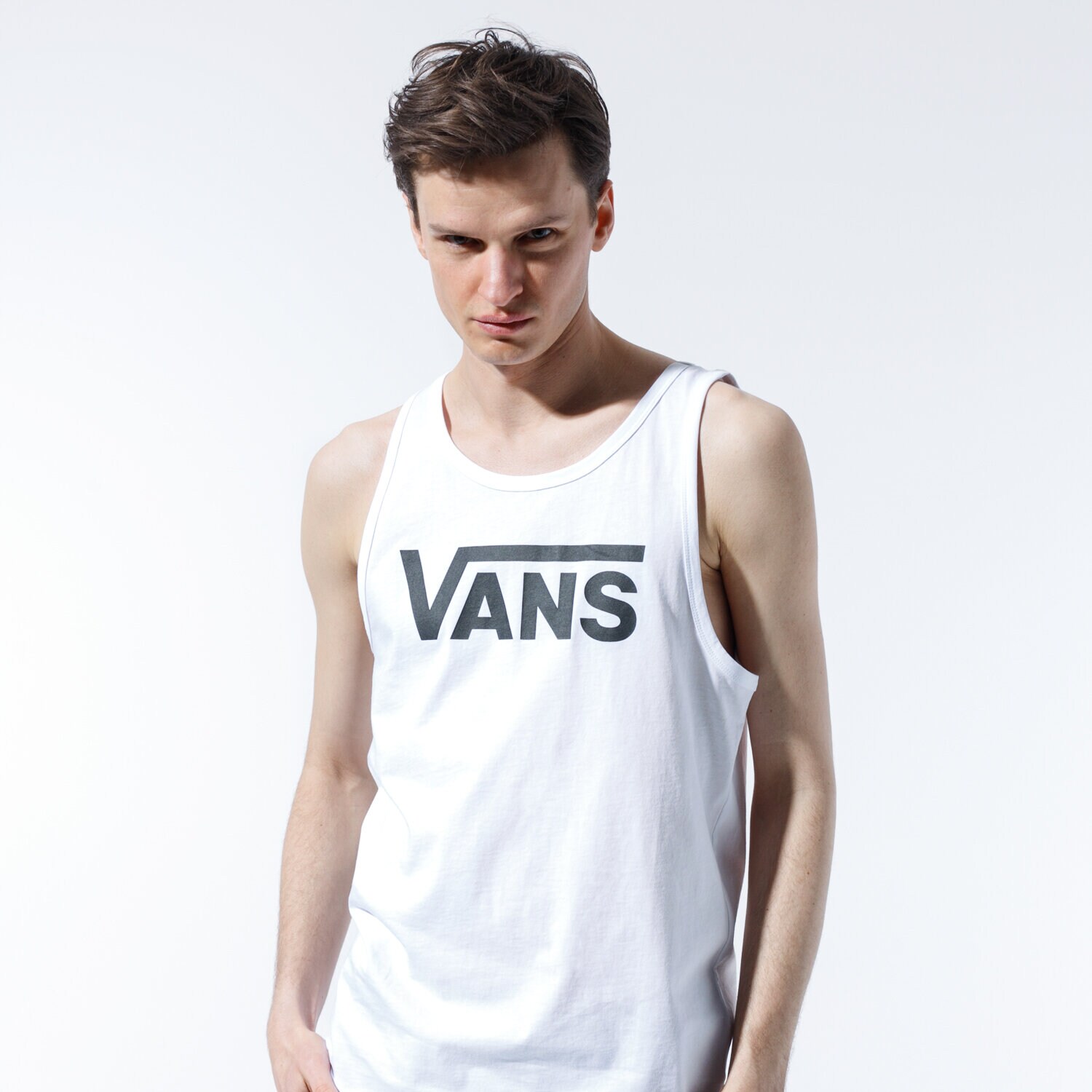 VANS TANK VANS CLASSIC TANK VN000Y8VYB21 BIAŁY | Męskie Koszulki w Sizeer
