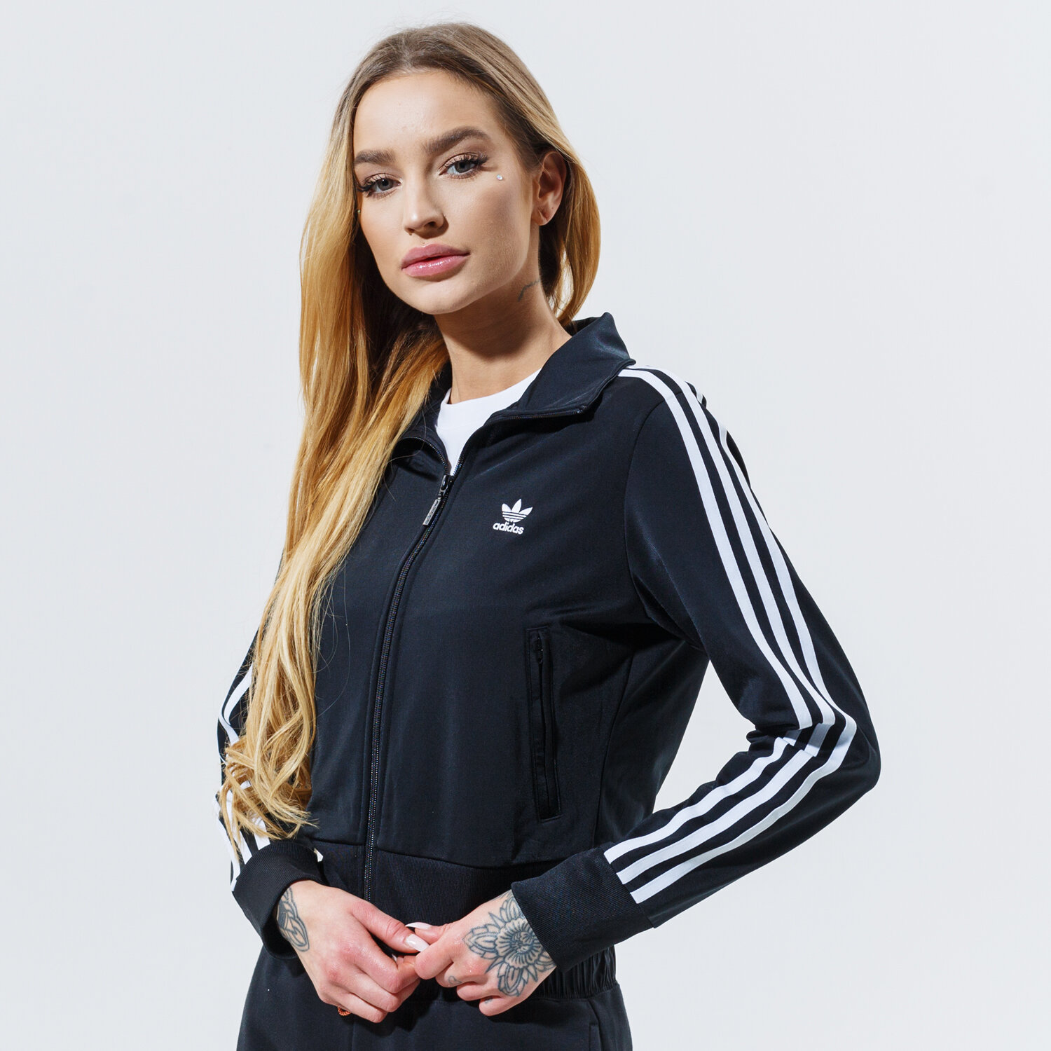 ADIDAS BLUZA ROZPINANA FIREBIRD TT PB GN2817 CZARNY | Damskie Bluzy w ...