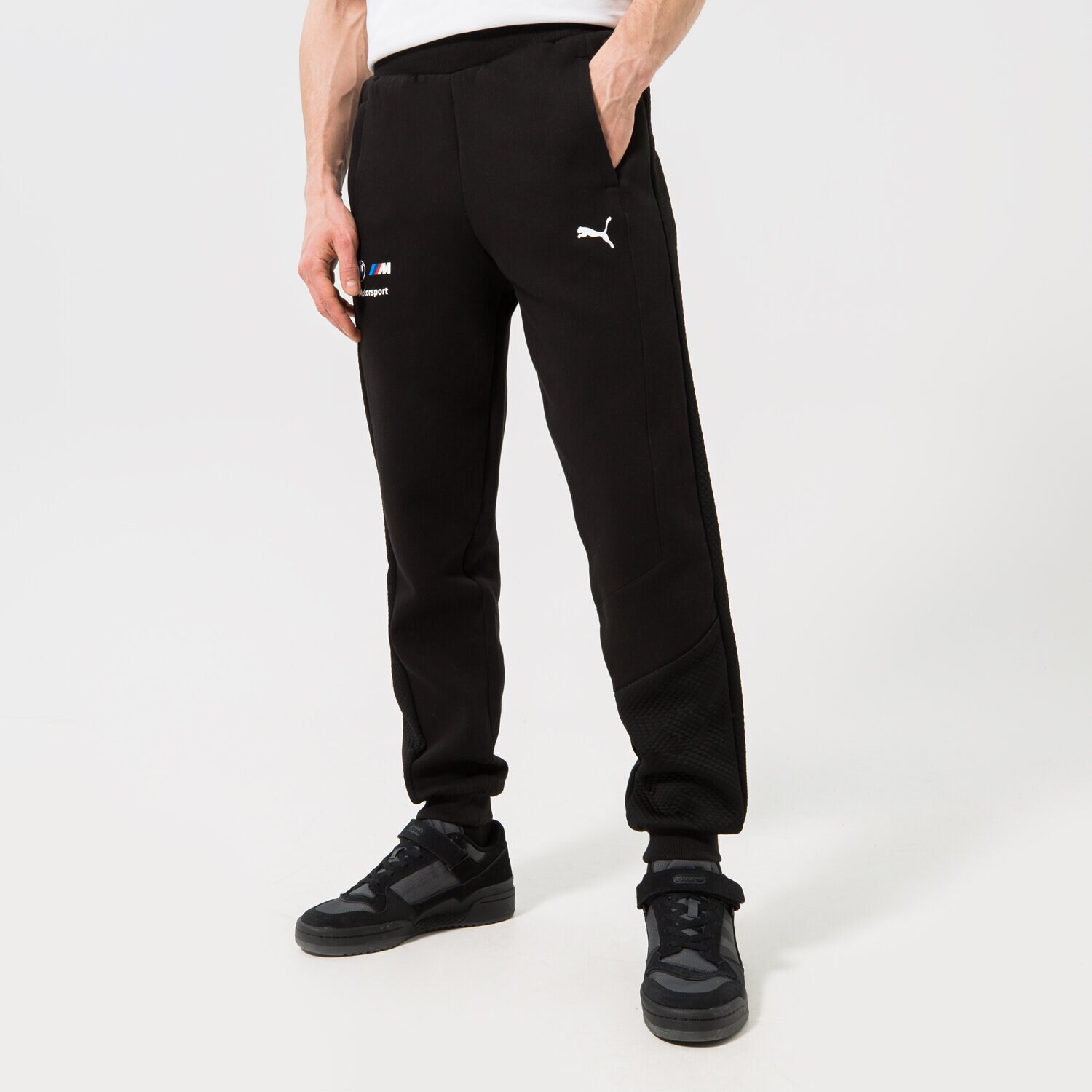 PUMA SPODNIE PUMA BMW MMS SWEAT PANTS, CC 535866-01 CZARNY | Męskie ...