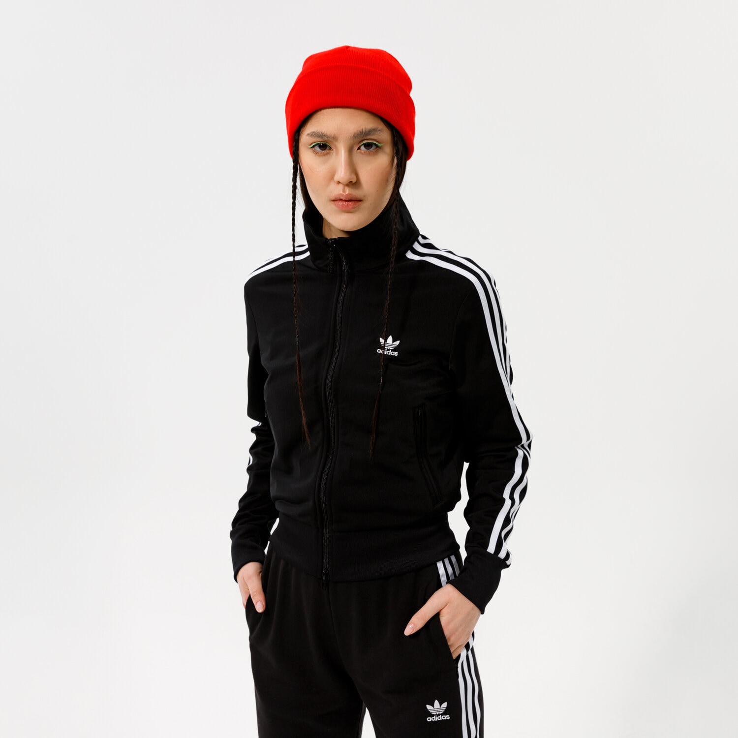 ADIDAS BLUZA ROZPINANA FIREBIRD TT PB GN2817 CZARNY | Damskie Bluzy w ...