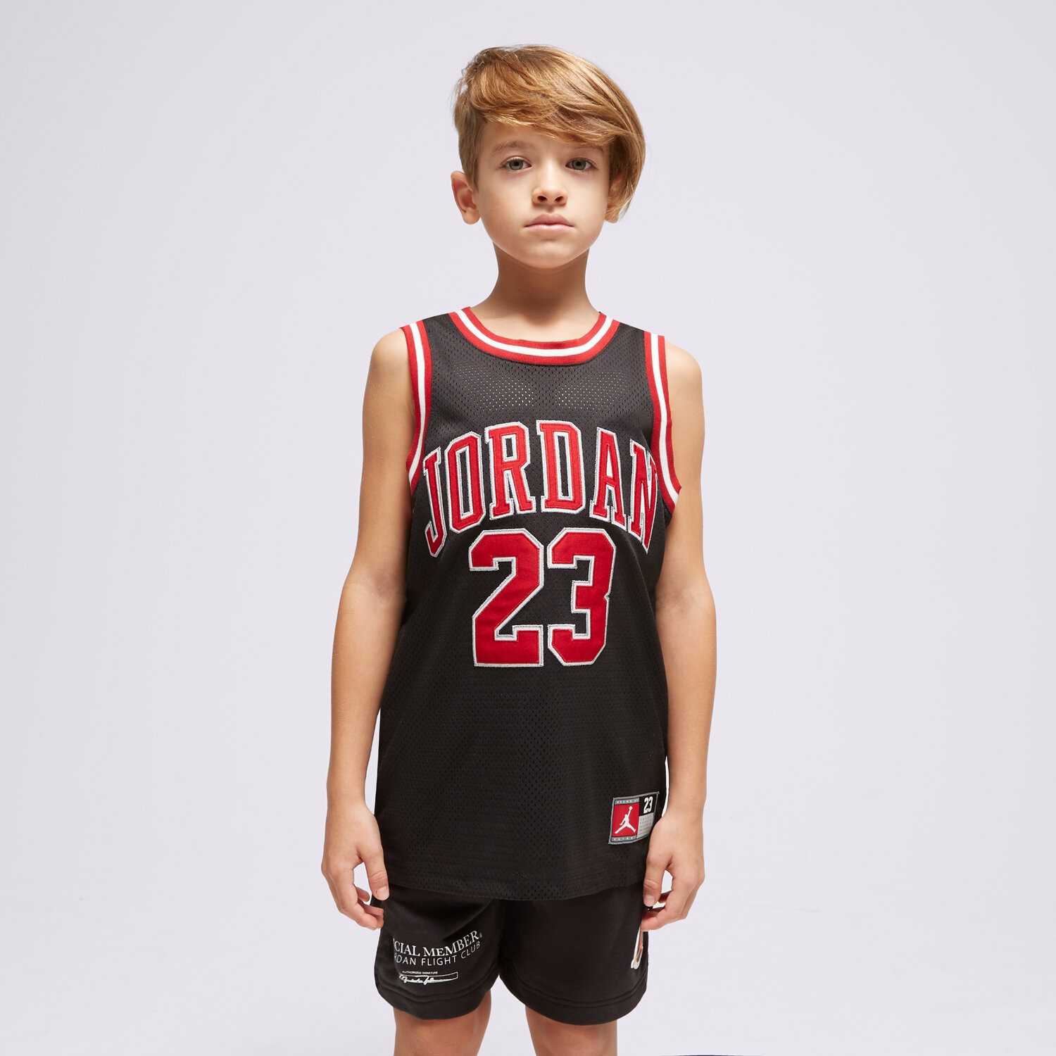 JORDAN TANK JORDAN 23 JERSEY BOY 95A773-023 CZARNY | Dziecięce Koszulki ...
