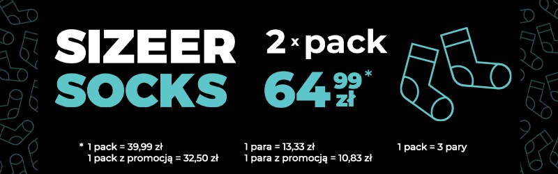 SIZEER SKARPETY WYSOKIE CZARNE WYSOKIE SI123SKD45001 | kolor czarny ...