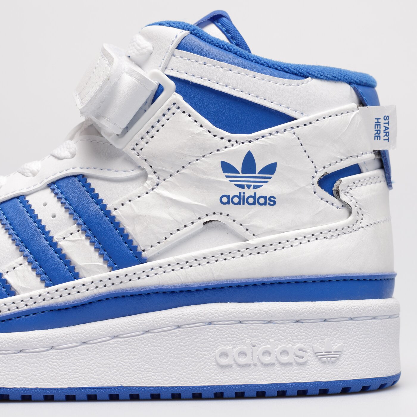 ADIDAS FORUM MID J GZ1768 | kolor BIAŁY | Dziecięce Sneakersy | Buty w Sklep Sizeer