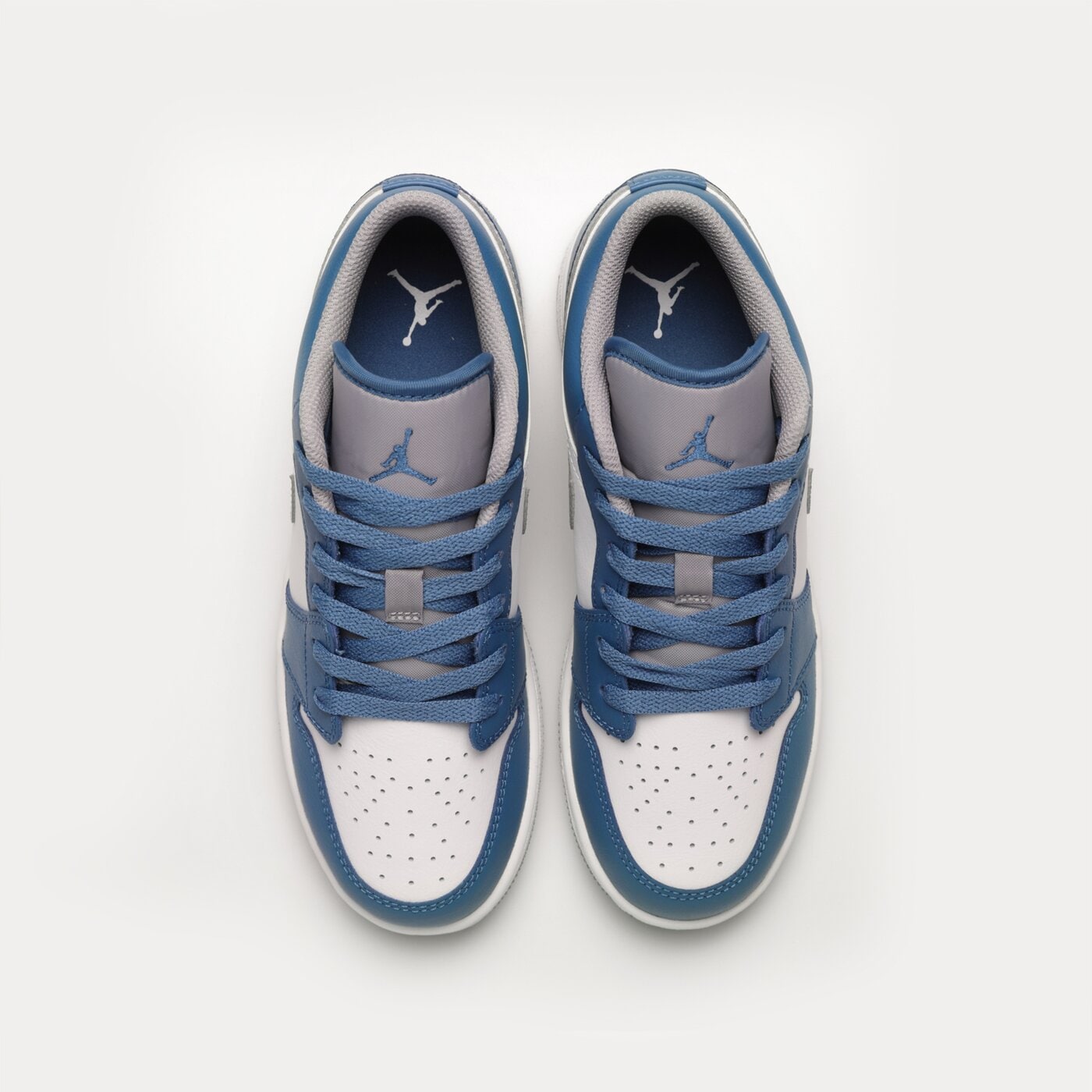 AIR JORDAN 1 LOW 553560-412 | kolor NIEBIESKI | Dziecięce Sneakersy ...
