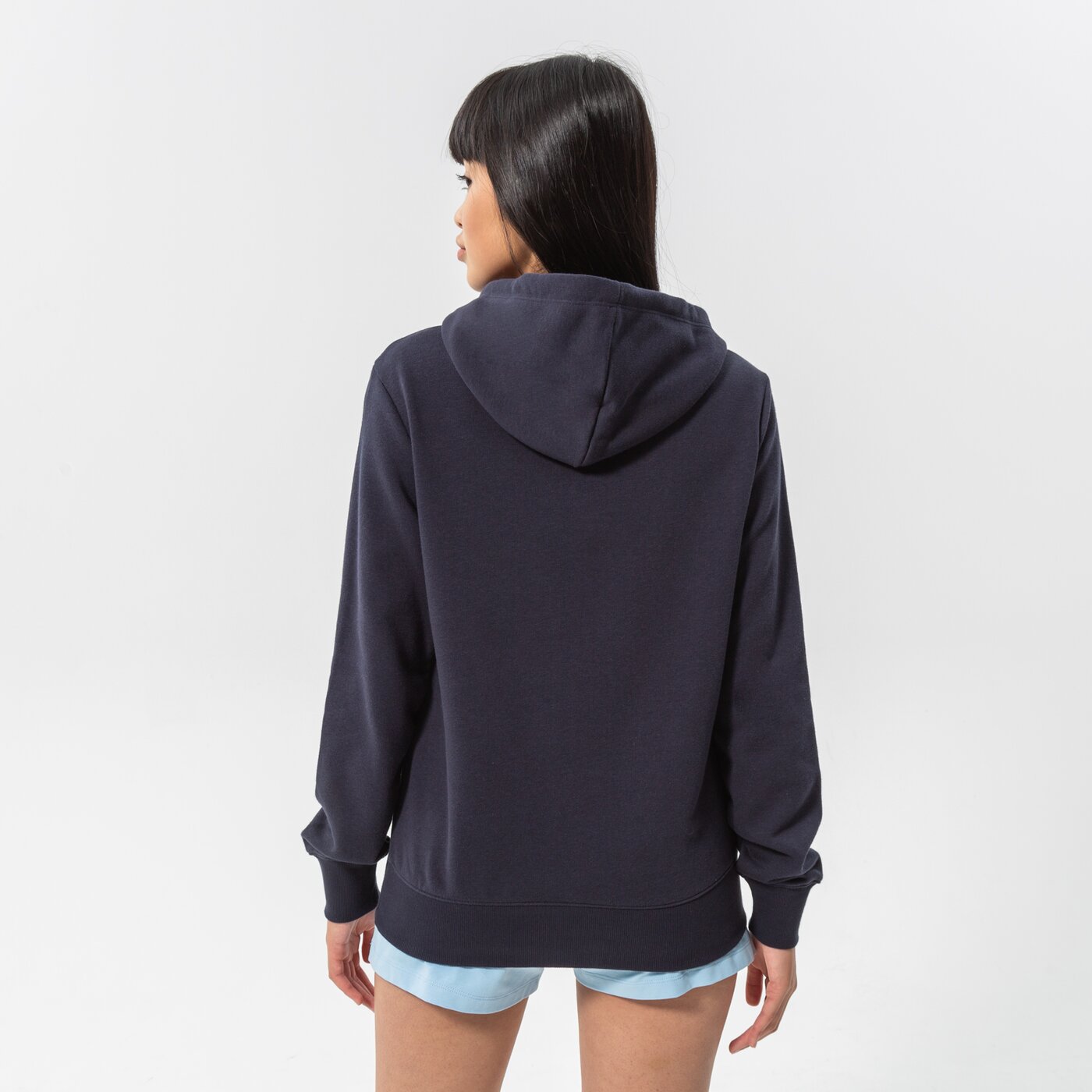 CHAMPION BLUZA Z KAPTUREM HOODED SWEATSHIRT 114858BS501 | kolor granatowy | Damskie Bluzy ...