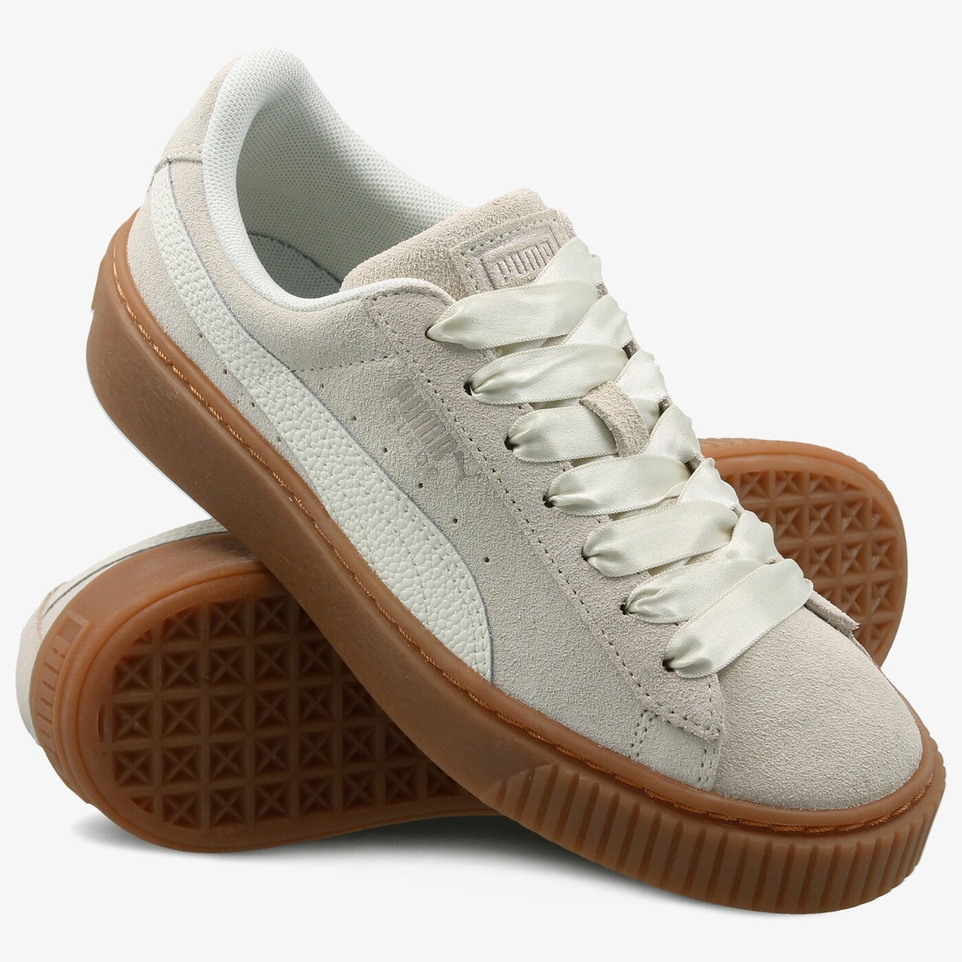 PUMA SUEDE PLATFORM BUBBLE WN'S 36643902 | kolor beżowy | Damskie ...