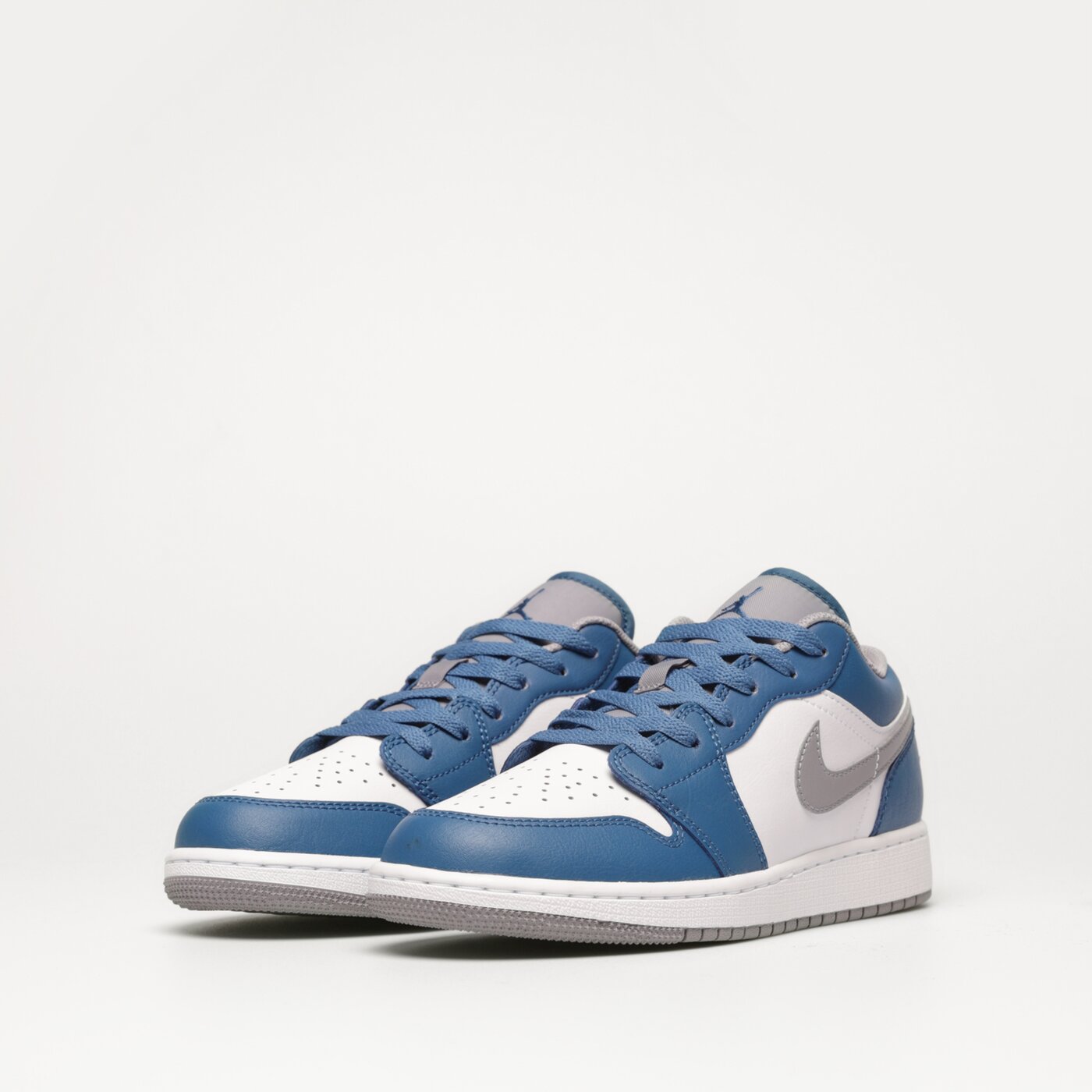 AIR JORDAN 1 LOW 553560-412 | kolor NIEBIESKI | Dziecięce Sneakersy ...