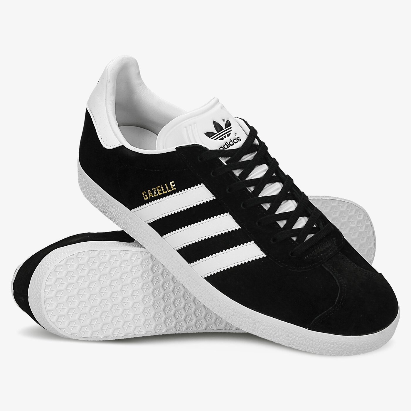 Sneakersy adidas gazelle męskie czarno-białe skórzane - BB5476 Sklep Sizeer