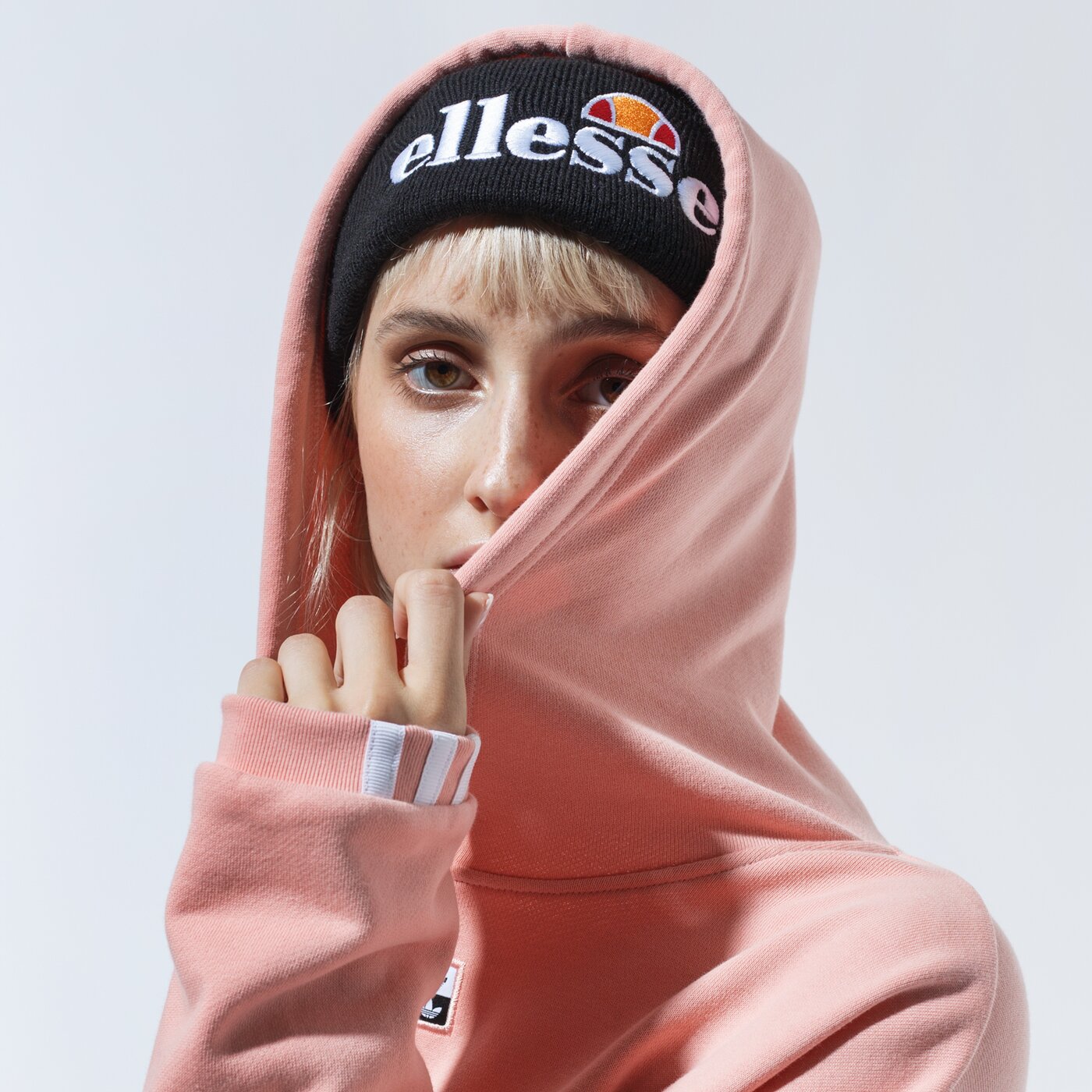 ADIDAS BLUZA Z KAPTUREM R.Y.V. CROPPED HOODIE GD3088 | kolor różowy ...