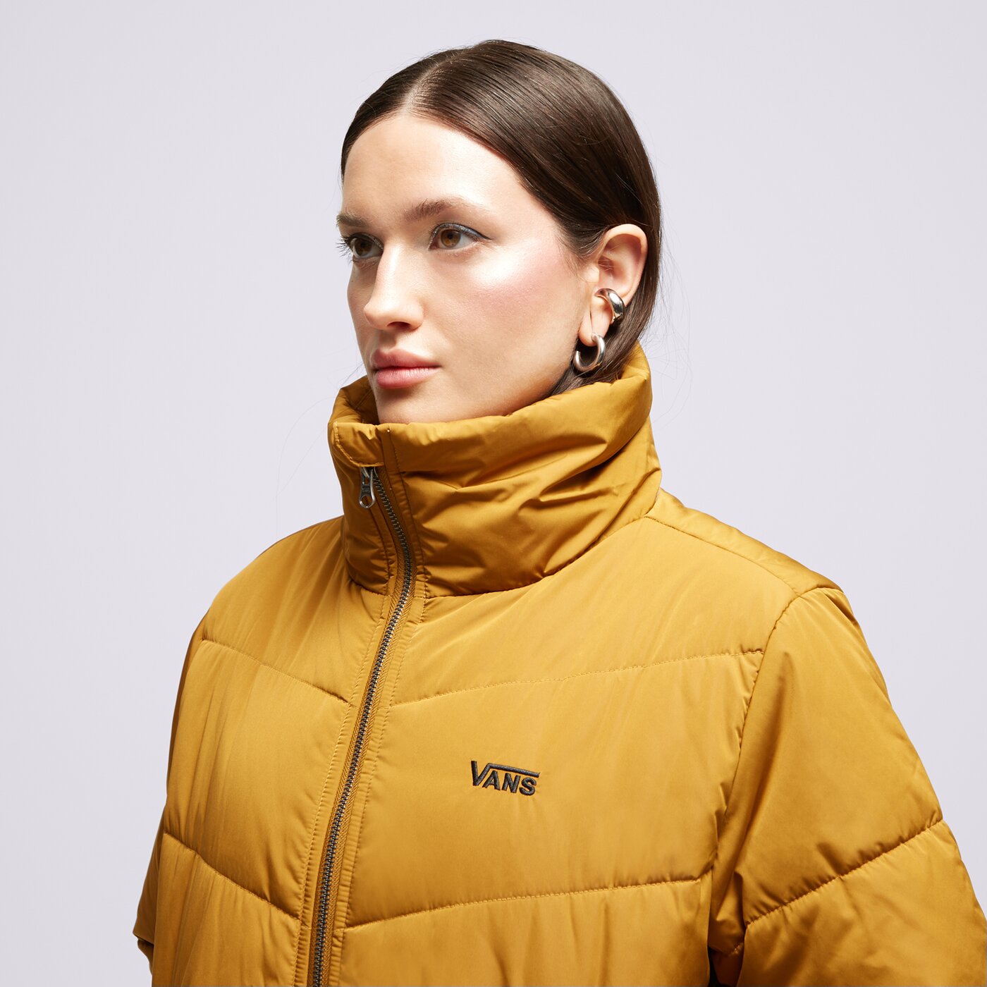 VANS KURTKA ZIMOWA FOUNDRY PUFF VN0A7YK51M71 | kolor BRĄZOWY | Damskie ...