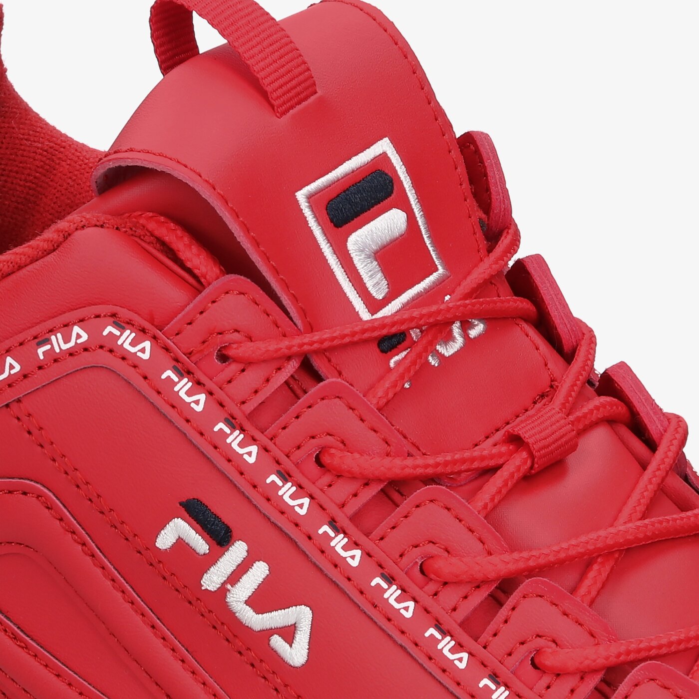 FILA DISRUPTOR LOGO M 101098140V | kolor czerwony | Męskie Sneakersy ...