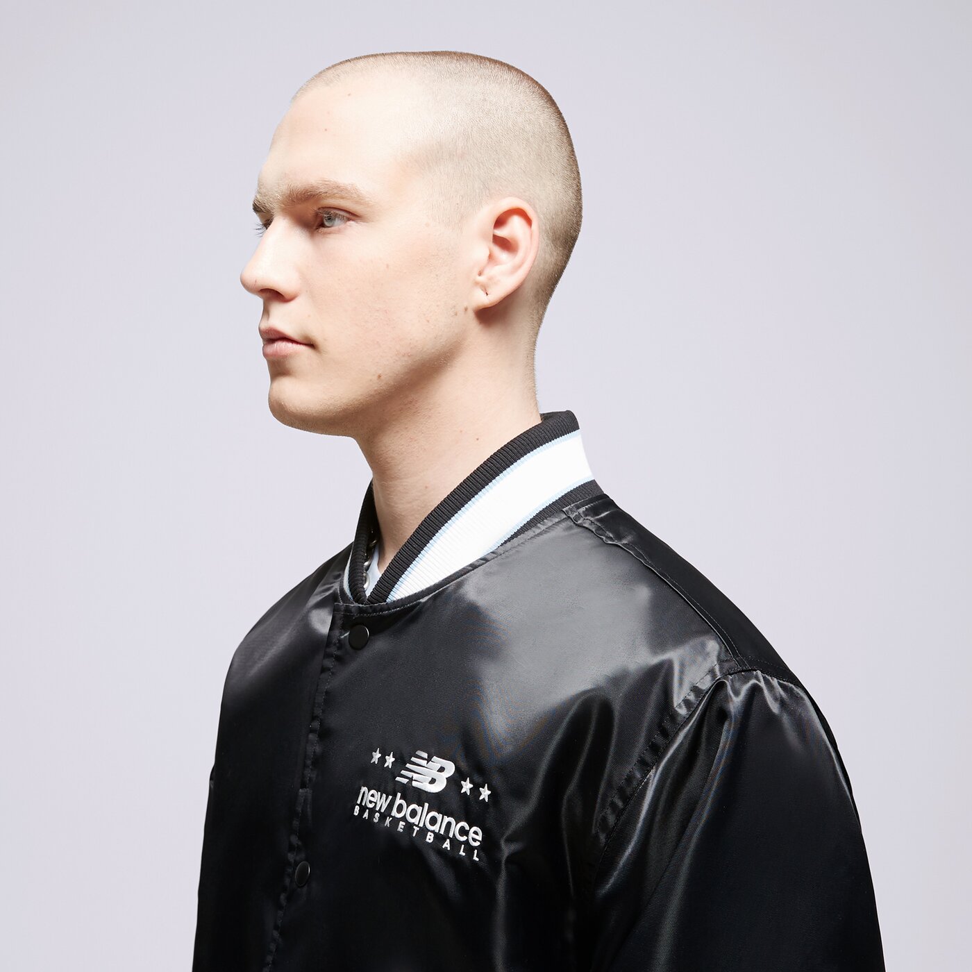 NEW BALANCE KURTKA HOOPS WOVEN JACKET MJ31580BK | kolor czarny | Męskie ...