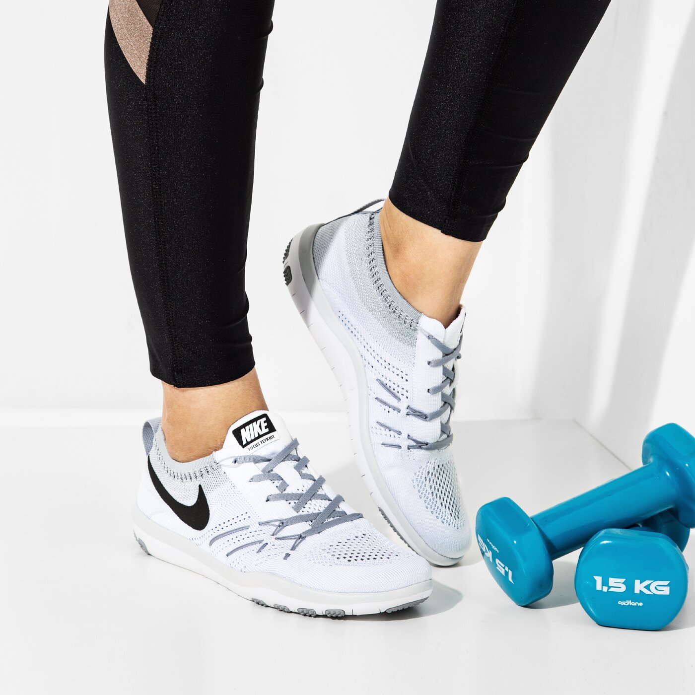 NIKE W FREE TR FOCUS FLYKNIT 844817-100 | kolor BIAŁY | Damskie Nike ...