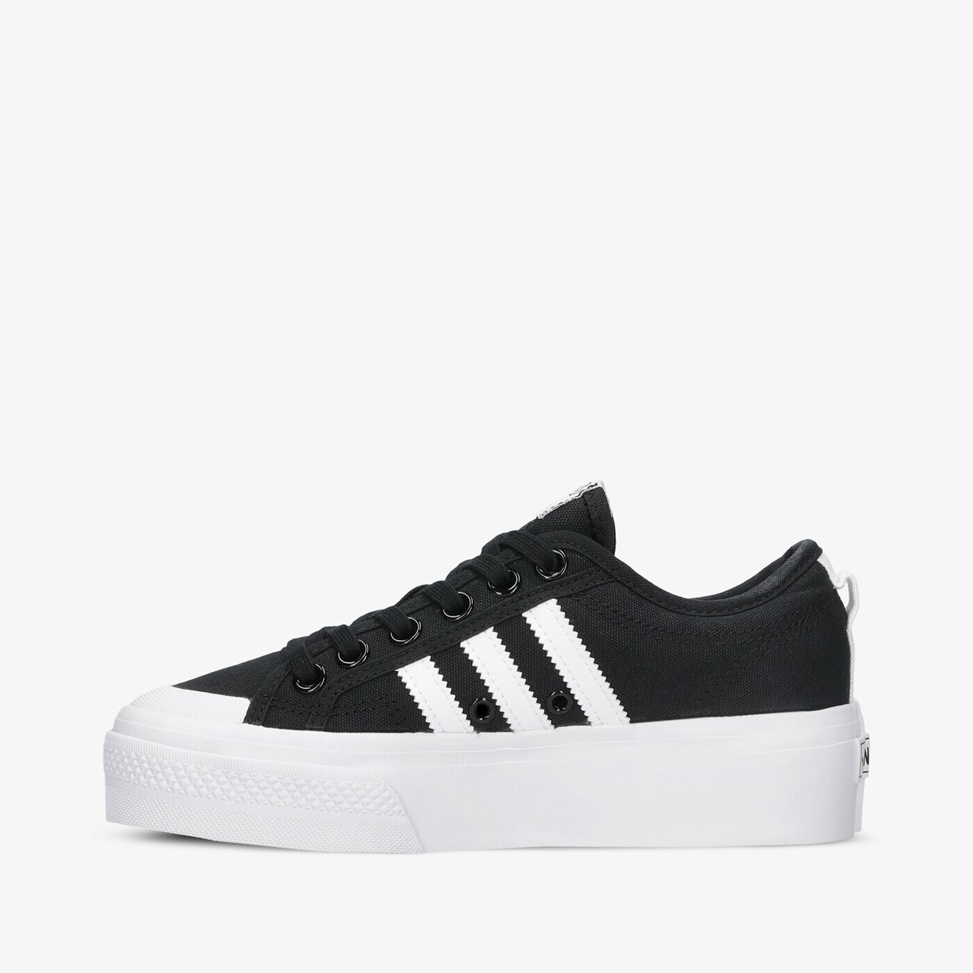 ADIDAS NIZZA PLATFORM W FV5321 | kolor czarny | Damskie Trampki | Buty ...