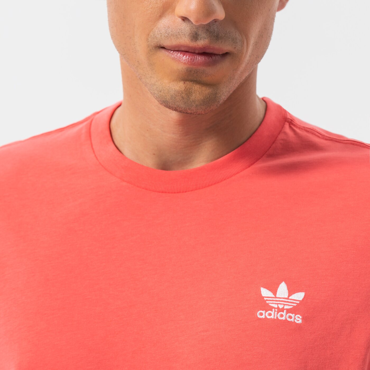 Adidas T Shirt Essential Tee He9441 Kolor Różowy Męskie T Shirty