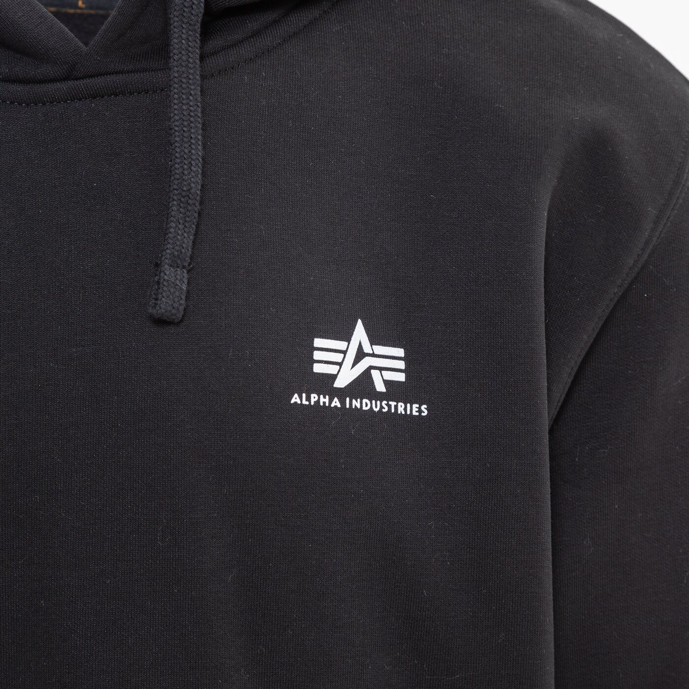 ALPHA INDUSTRIES BLUZA Z KAPTUREM BASIC 196318-03 | kolor czarny ...