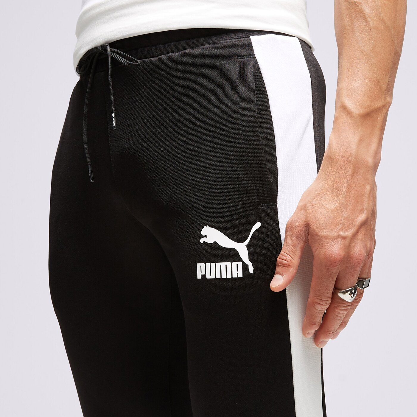 PUMA SPODNIE ICONIC T7 TRACK 53009801 | kolor czarny | Męskie Spodnie ...