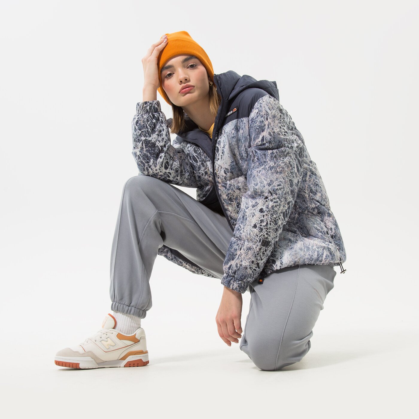 ELLESSE KURTKA PUCHOWA SENSO PADDED JACKET NAVY SGP15991429 | kolor ...