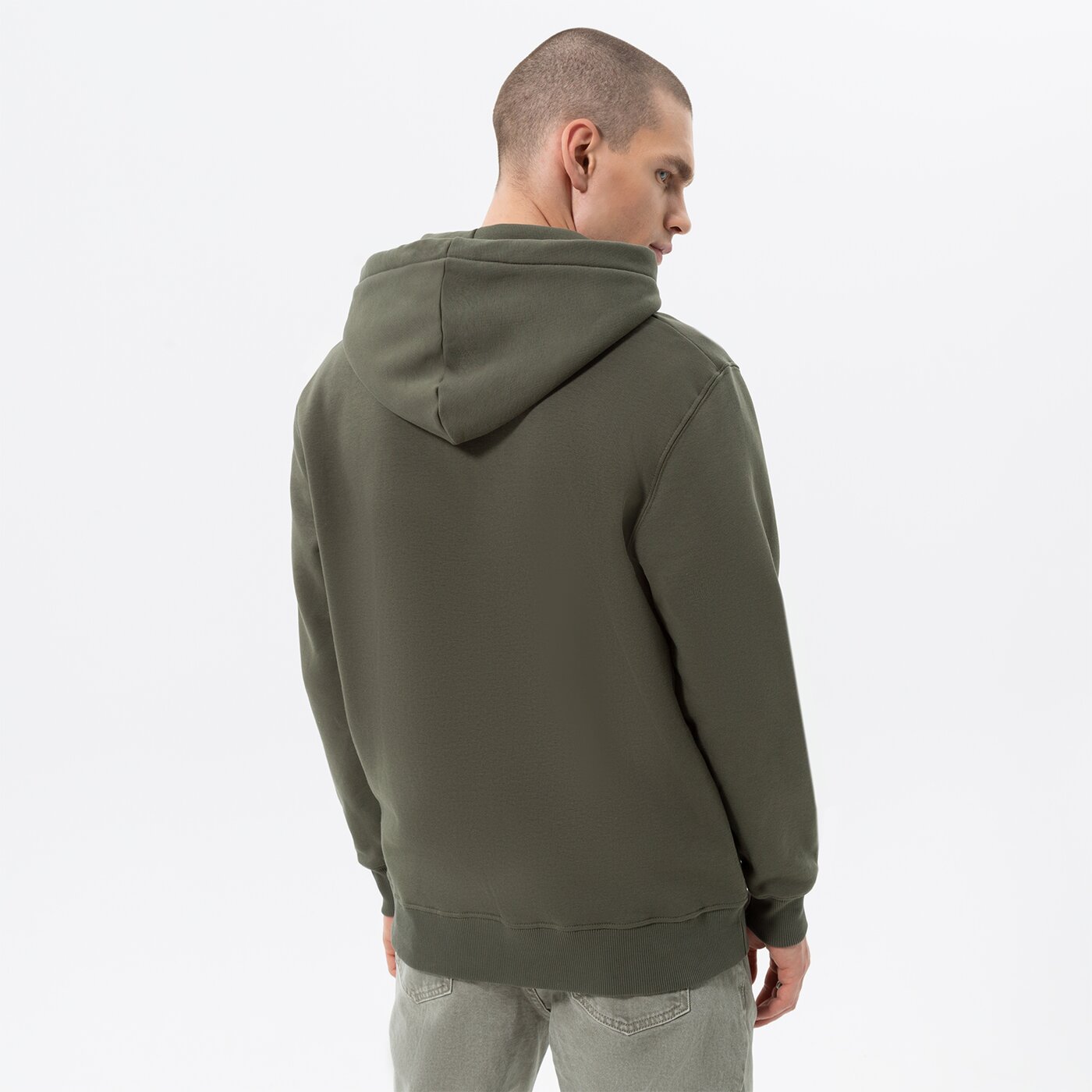 ALPHA INDUSTRIES BLUZA Z KAPTUREM BASIC 196318-142 | kolor szary ...
