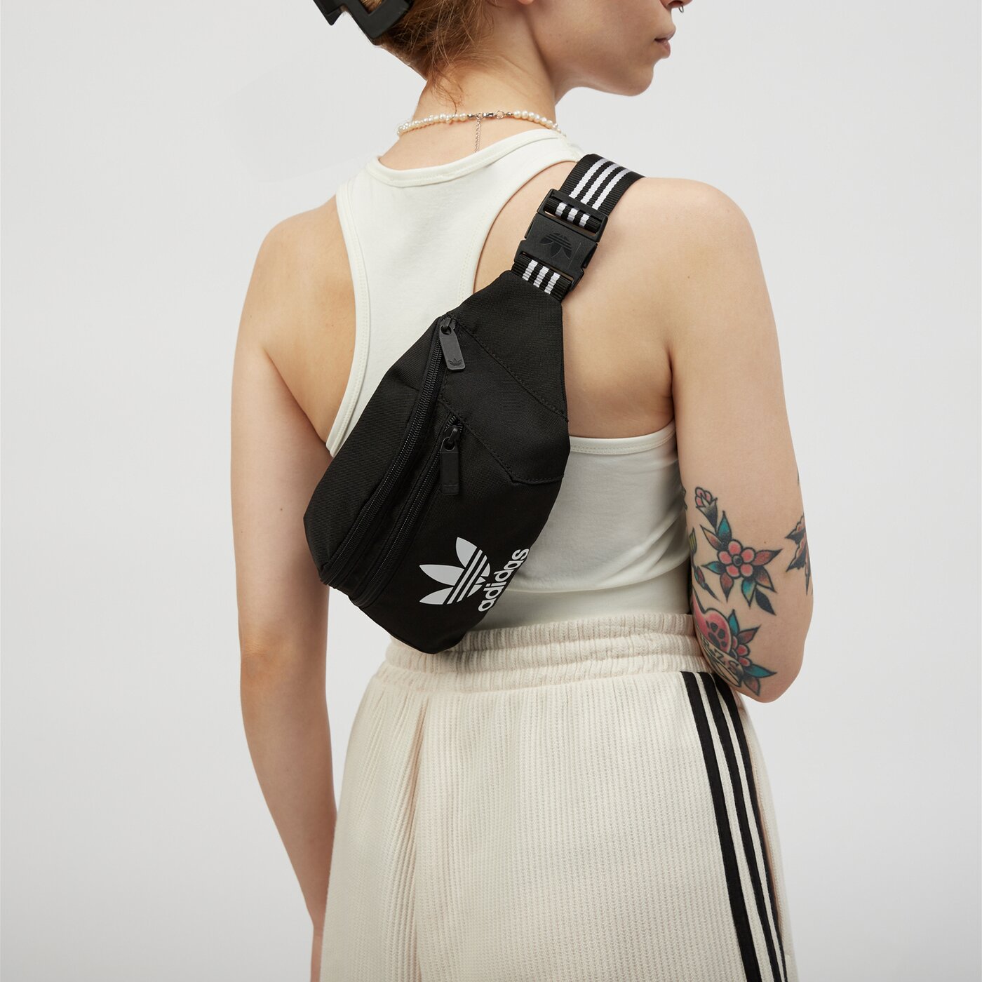 ADIDAS TORBA AC WAISTBAG IJ0764 | kolor czarny | Damskie Nerki saszetki ...