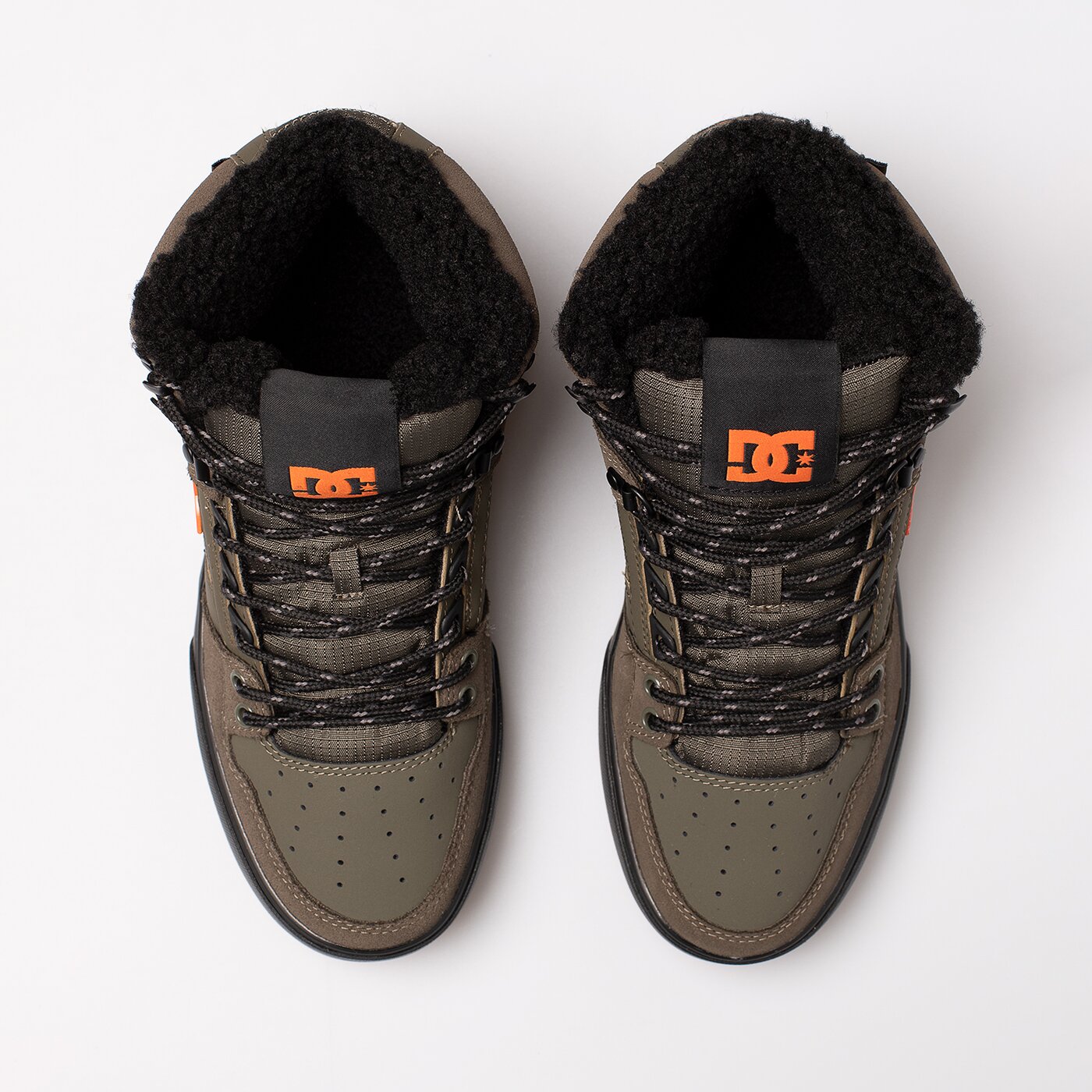 DC PURE HIGH-TOP WC WNT ADYS400047DOO | kolor khaki | Męskie Buty ...