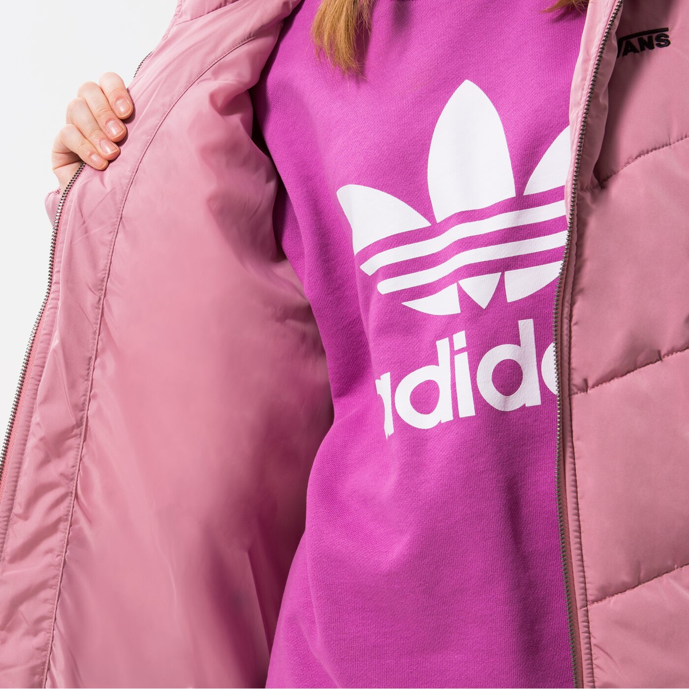 VANS KURTKA ZIMOWA FOUNDRY PUFF MTE VN0A7YK5BD5 | kolor różowy ...