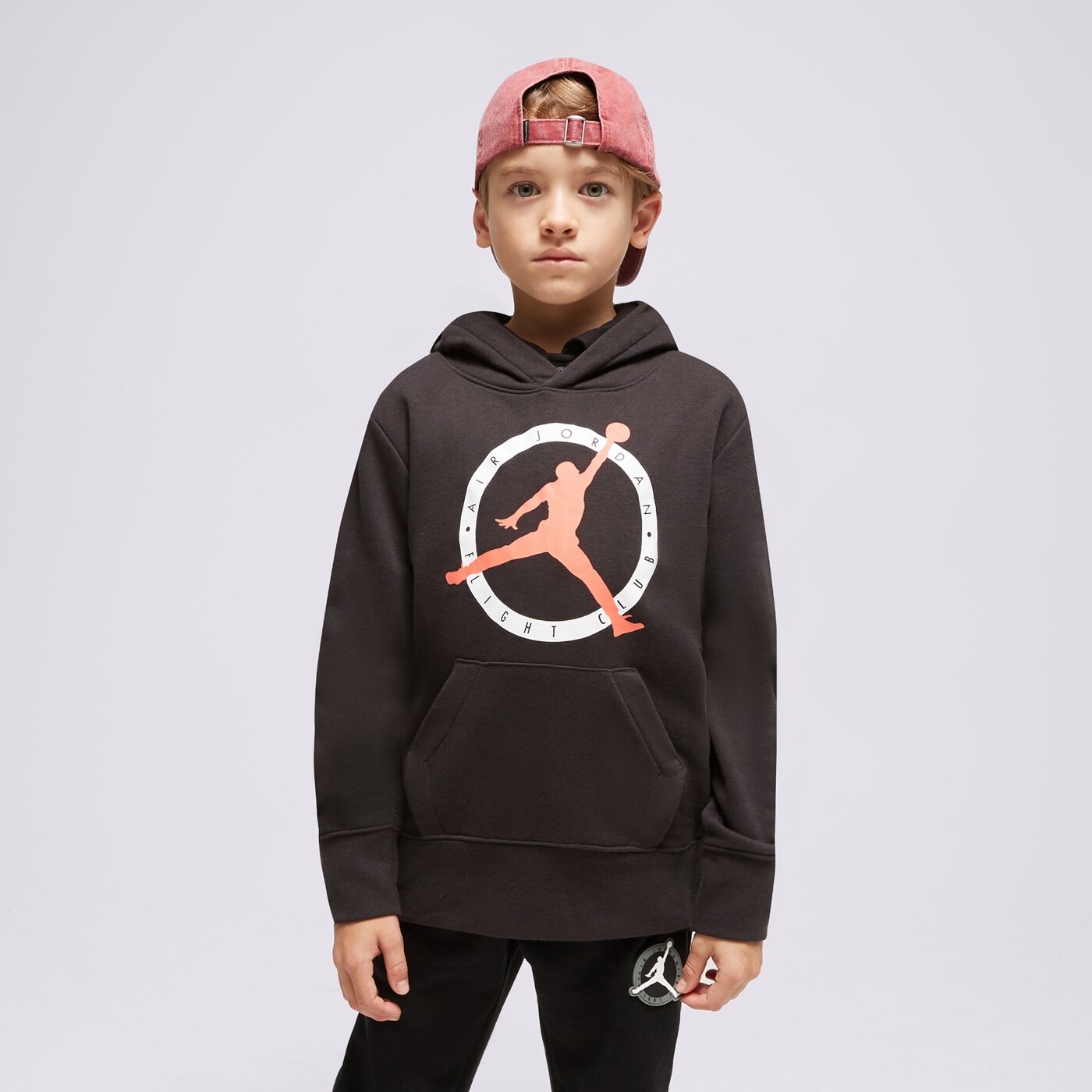 JORDAN BLUZA Z KAPTUREM MJ FLIGHT MVP PO HOODIE BOY 95C351G0T | kolor czarny | Dziecięce Bluzy ...