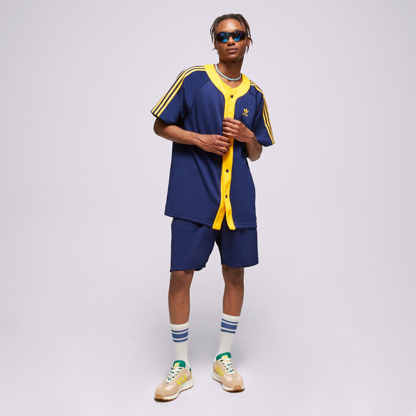 ADIDAS KOSZULA CL+ SS BB IM4458 | kolor granatowy | Męskie Koszule ...