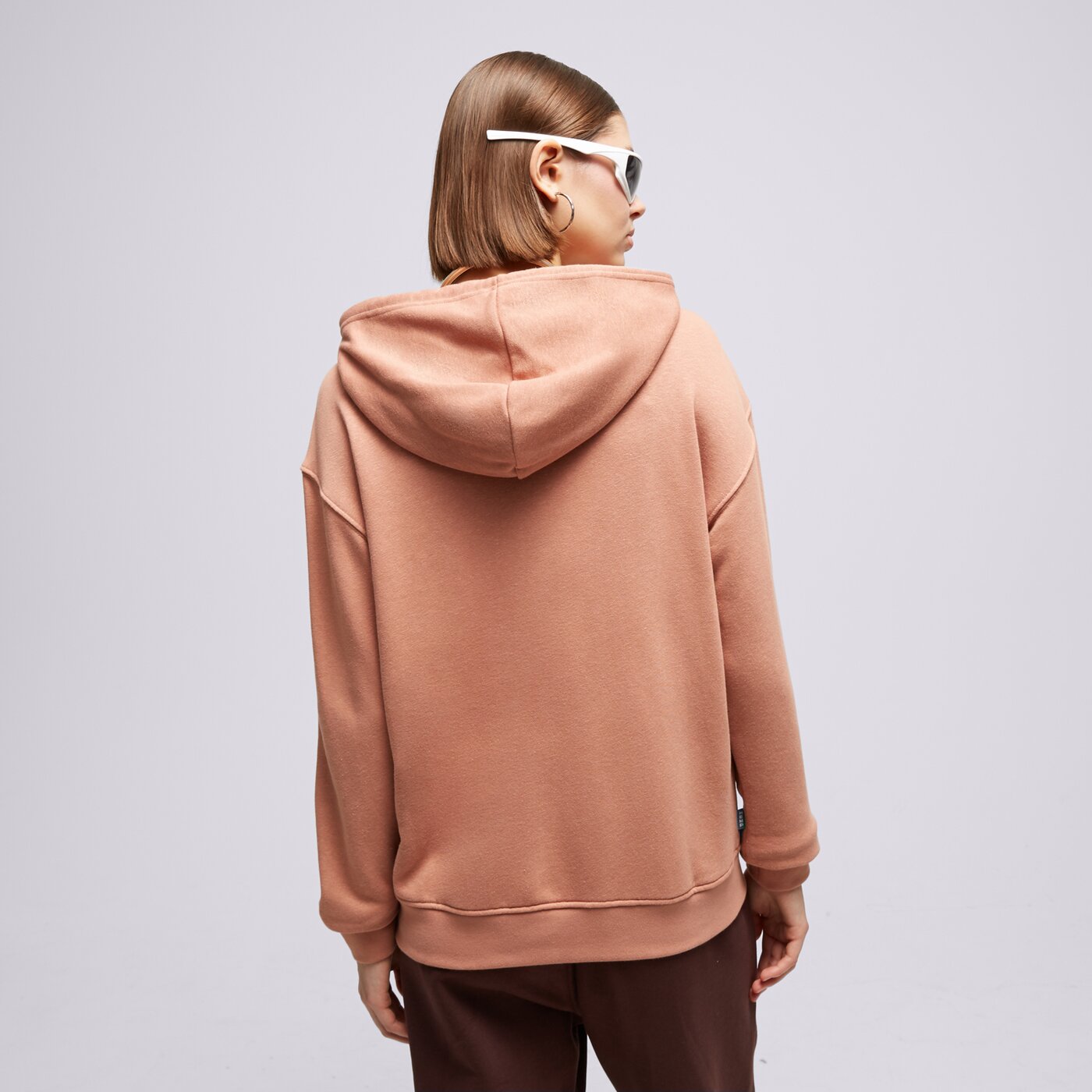 ADIDAS BLUZA Z KAPTUREM ESS+ HOODIE IC1810 | kolor różowy | Damskie ...