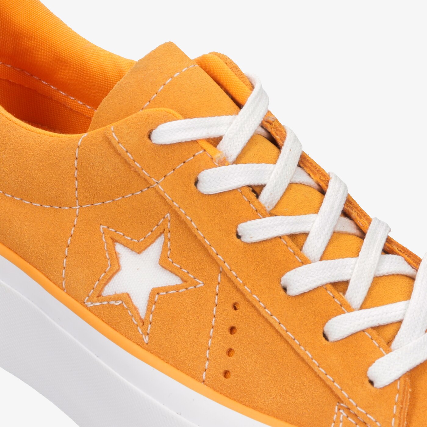 CONVERSE ONE STAR PLATFORM 563487C | kolor POMARANCZOWY | Damskie ...