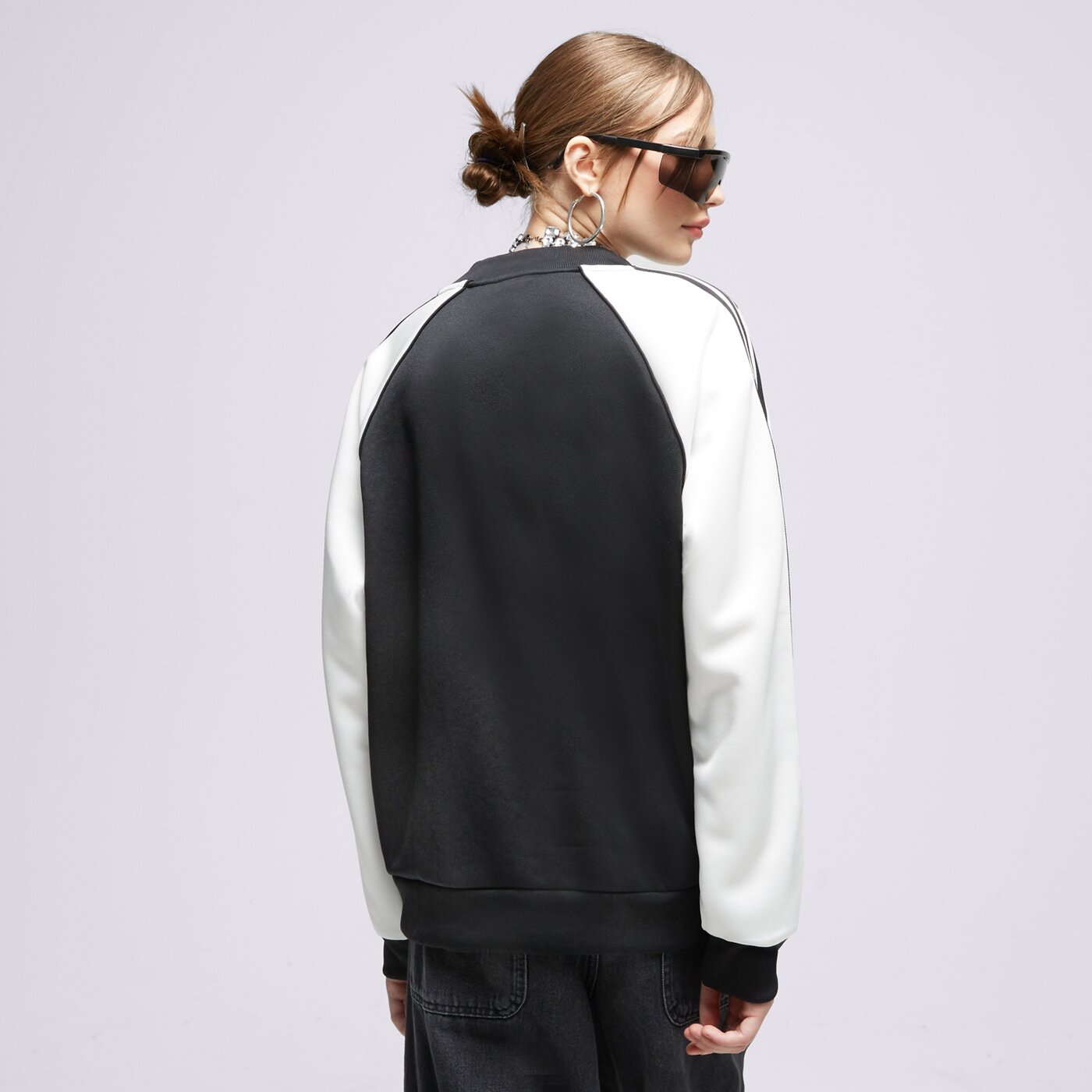 ADIDAS BLUZA ROZPINANA OVERSIZED SST IK4026 | kolor czarny | Damskie ...