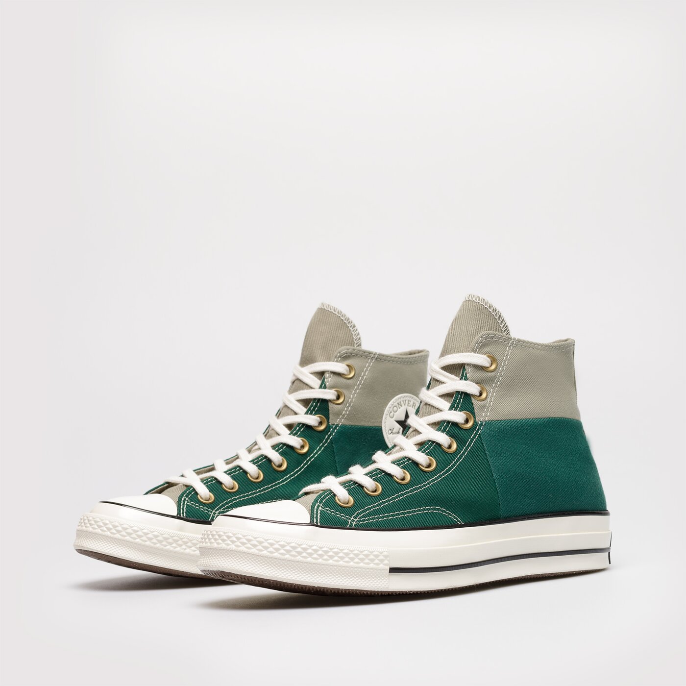 CONVERSE CHUCK 70 HORIZONTAL AND VERTICAL SPLIT A02553C | kolor zielony ...