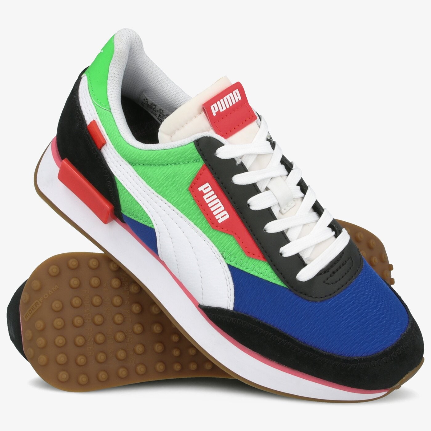 PUMA RIDER PLAY ON 37114901 | kolor NIEBIESKI | Damskie Sneakersy ...