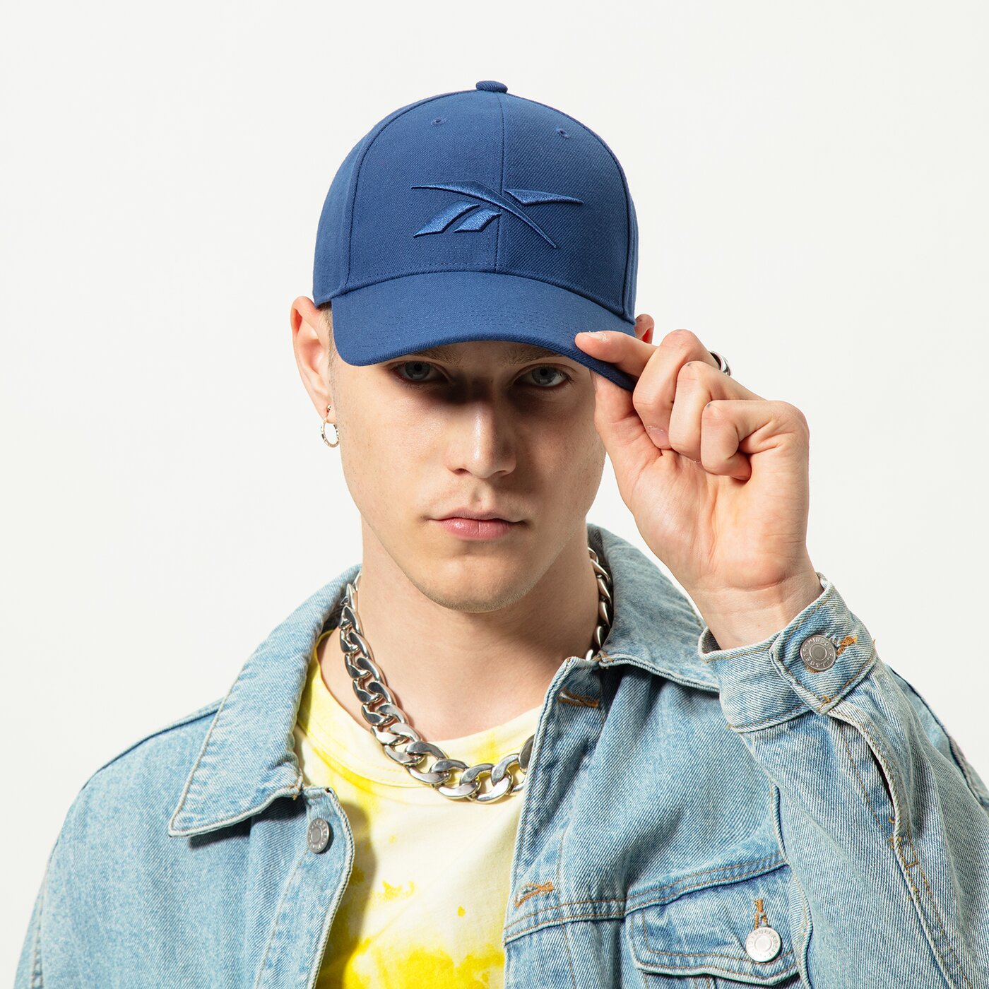 REEBOK CZAPKA UBF BASEB CAP HE2381 | kolor NIEBIESKI | Męskie Czapki z ...