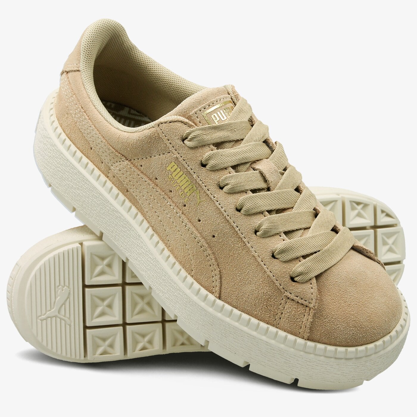 PUMA SUEDE PLATFORM RUGGED WN'S 36583002 | kolor beżowy | Damskie ...