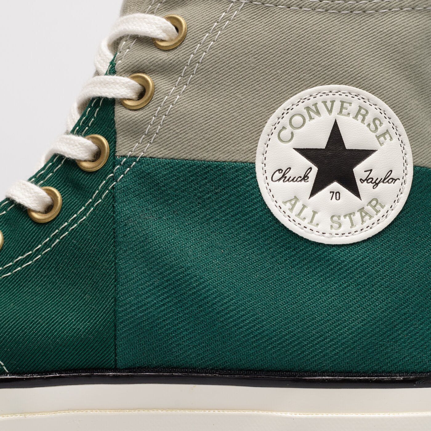 CONVERSE CHUCK 70 HORIZONTAL AND VERTICAL SPLIT A02553C | kolor zielony ...