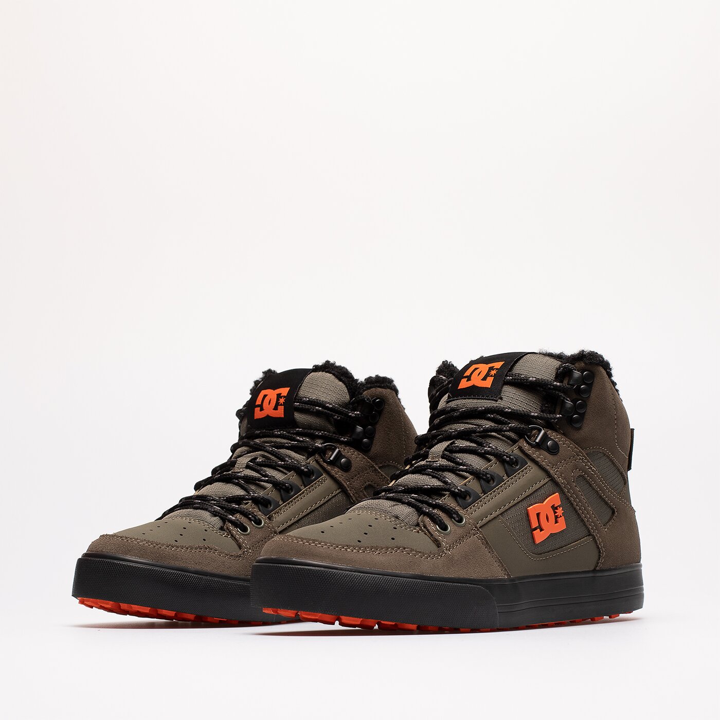 DC PURE HIGH-TOP WC WNT ADYS400047DOO | kolor khaki | Męskie Buty ...