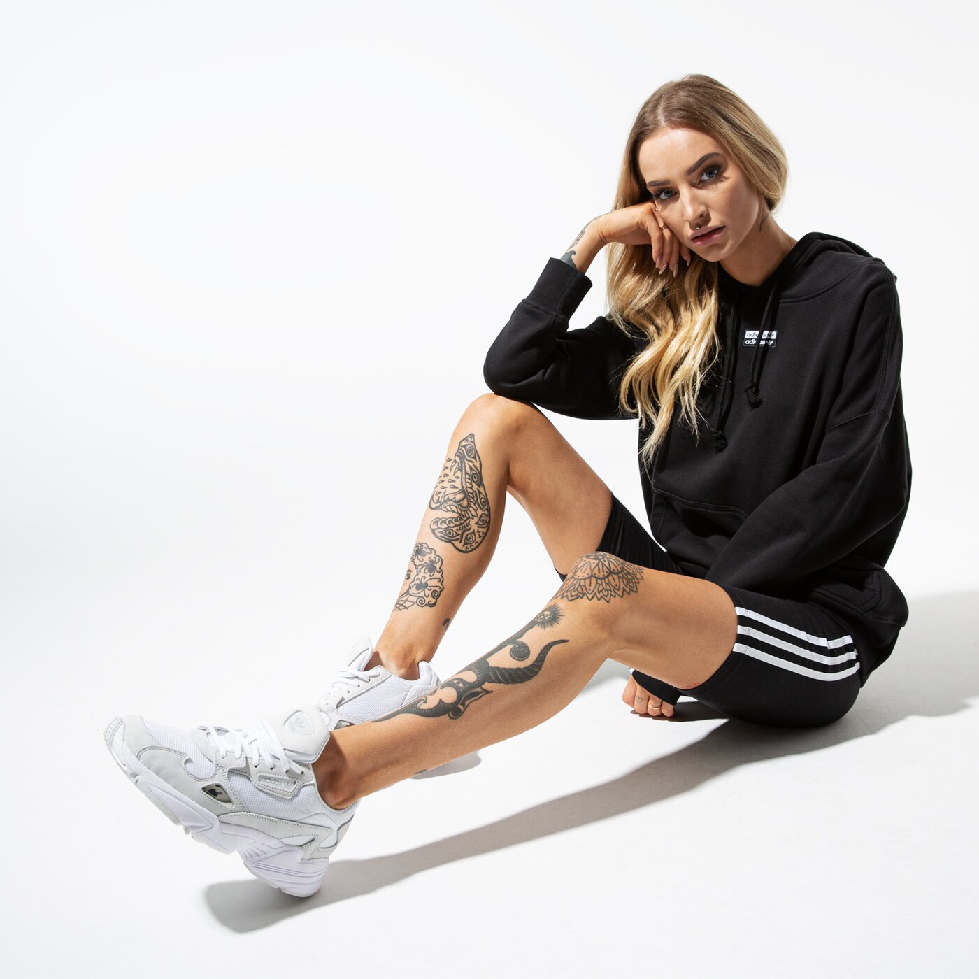 ADIDAS BLUZA VOCAL HOODIE ED5848 | kolor czarny | Damskie Bluzy ...