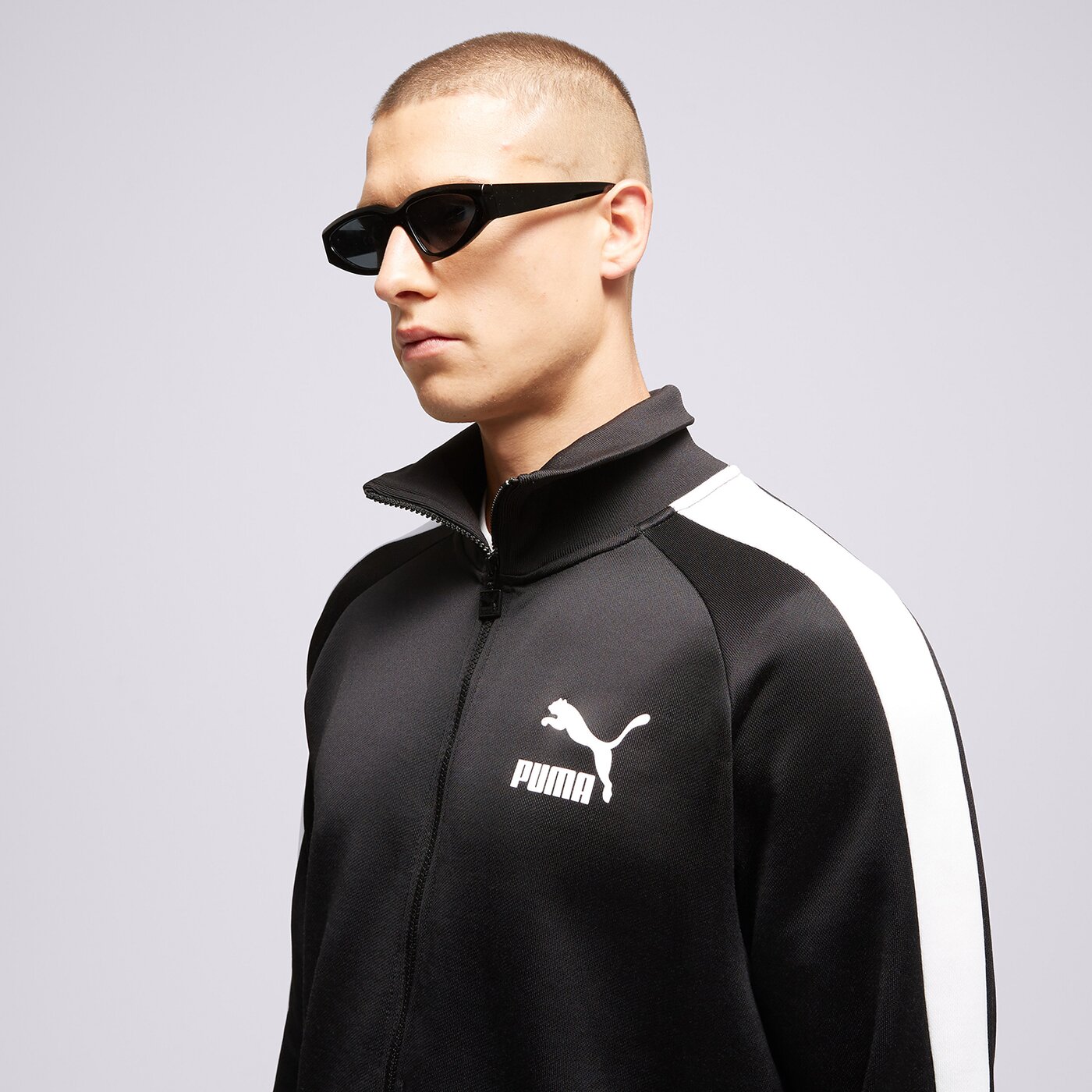 PUMA BLUZA ROZPINANA ICONIC T7 TRACK 53009401 | kolor czarny | Męskie ...