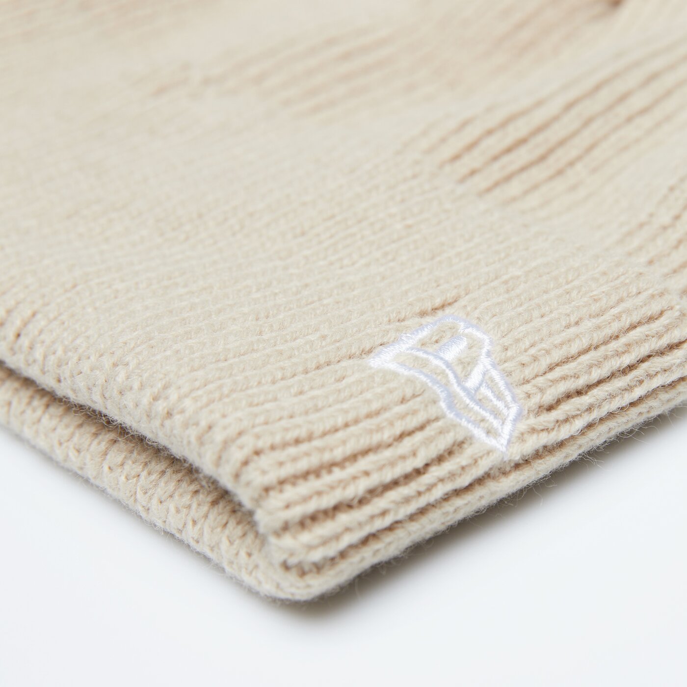 NEW ERA CZAPKA NE WOOL KNIT 60424812 | kolor beżowy | Męskie Czapki ...