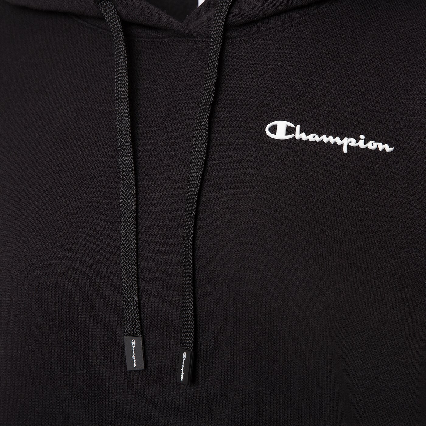 CHAMPION BLUZA Z KAPTUREM HOODED SWEATSHIRT 115395KK001 | kolor czarny | Damskie Bluzy | Odzież ...