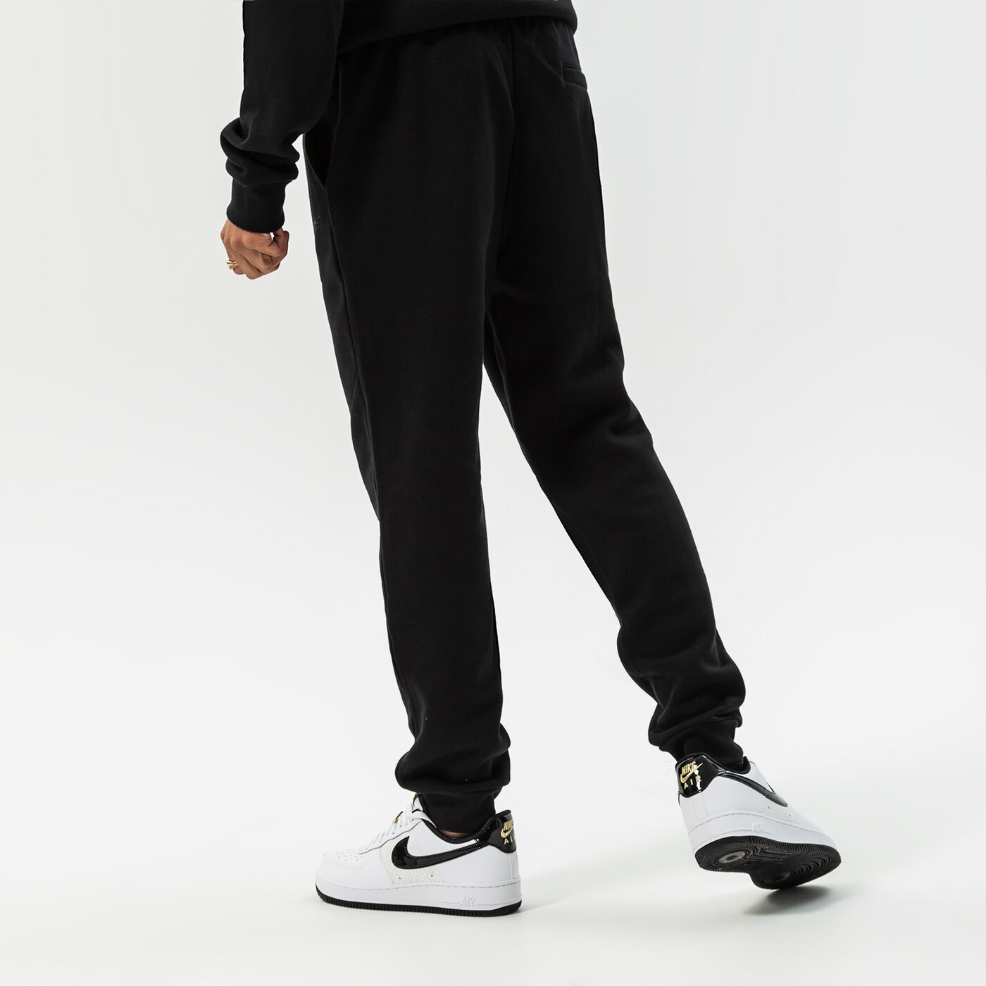 CONFRONT SPODNIE CONFRONT BASIC PANTS CF322SPM90001 | kolor czarny ...