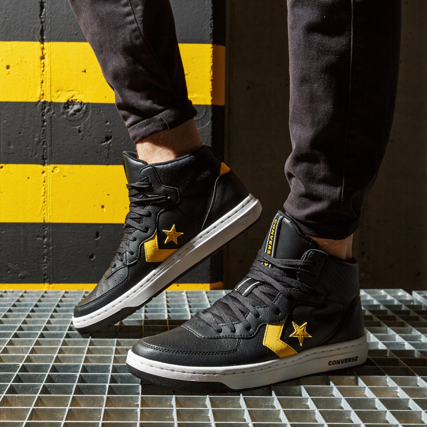 CONVERSE RIVAL MID 167082C | kolor czarny | Męskie Sneakersy | Buty w ...