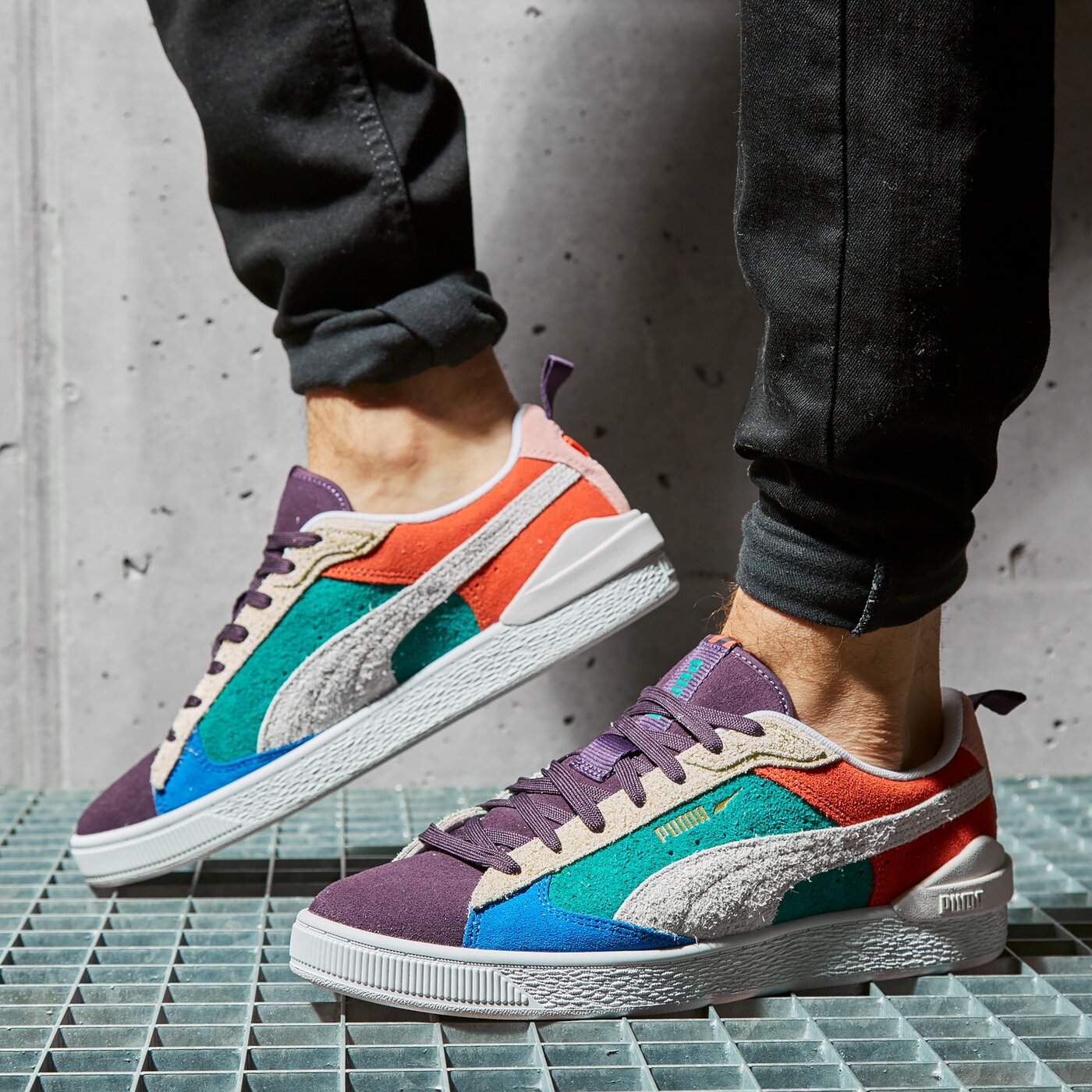 PUMA SUEDE BLOC WTFORMSTRIPE 38118401 | kolor MULTICOLOR | Męskie ...