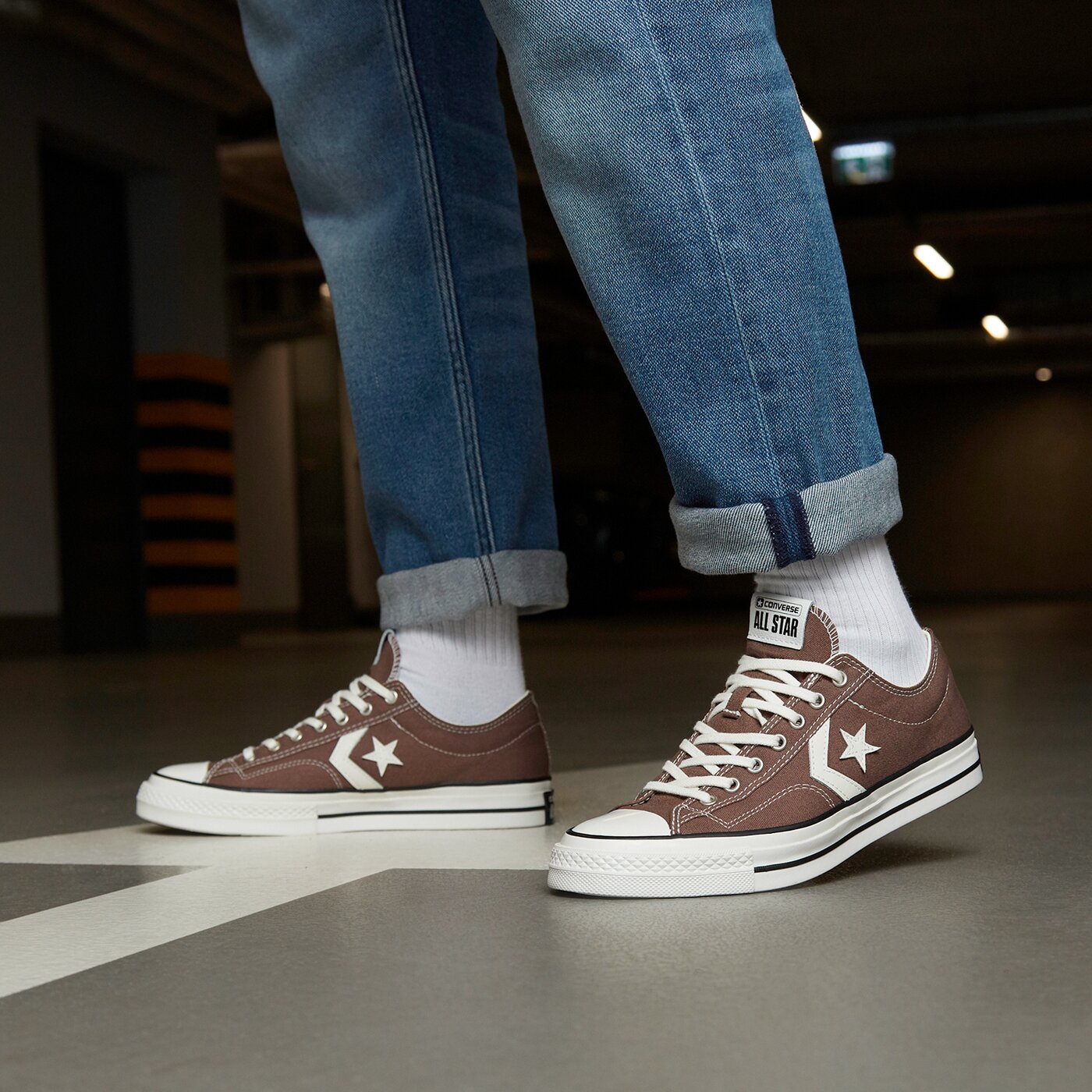 CONVERSE STAR PLAYER 76 A05187C | kolor BRĄZOWY | Męskie Sneakersy ...