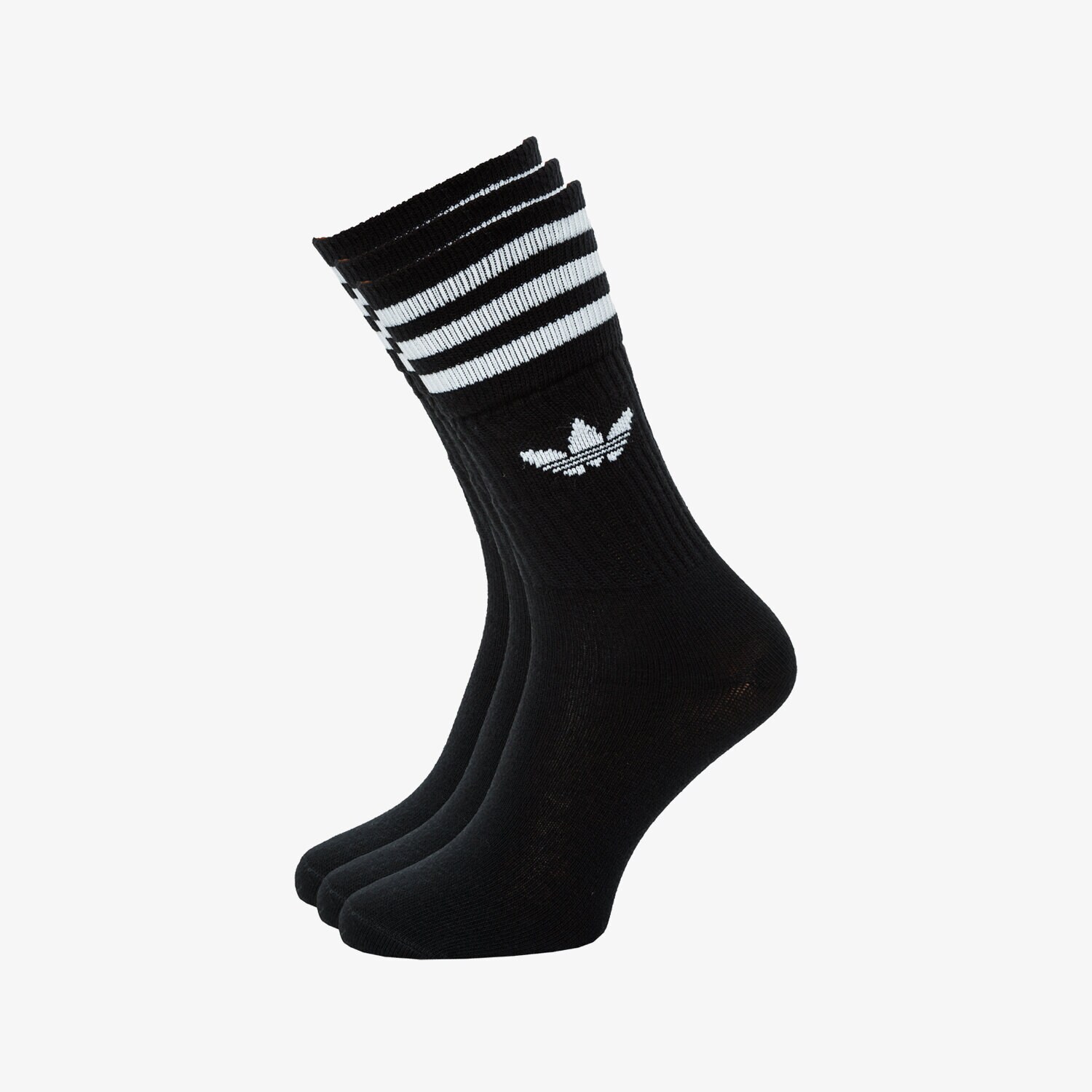 ADIDAS SKARPETY 3-PACK SOCKS HIGH CREW S21490 CZARNY | Damskie ...