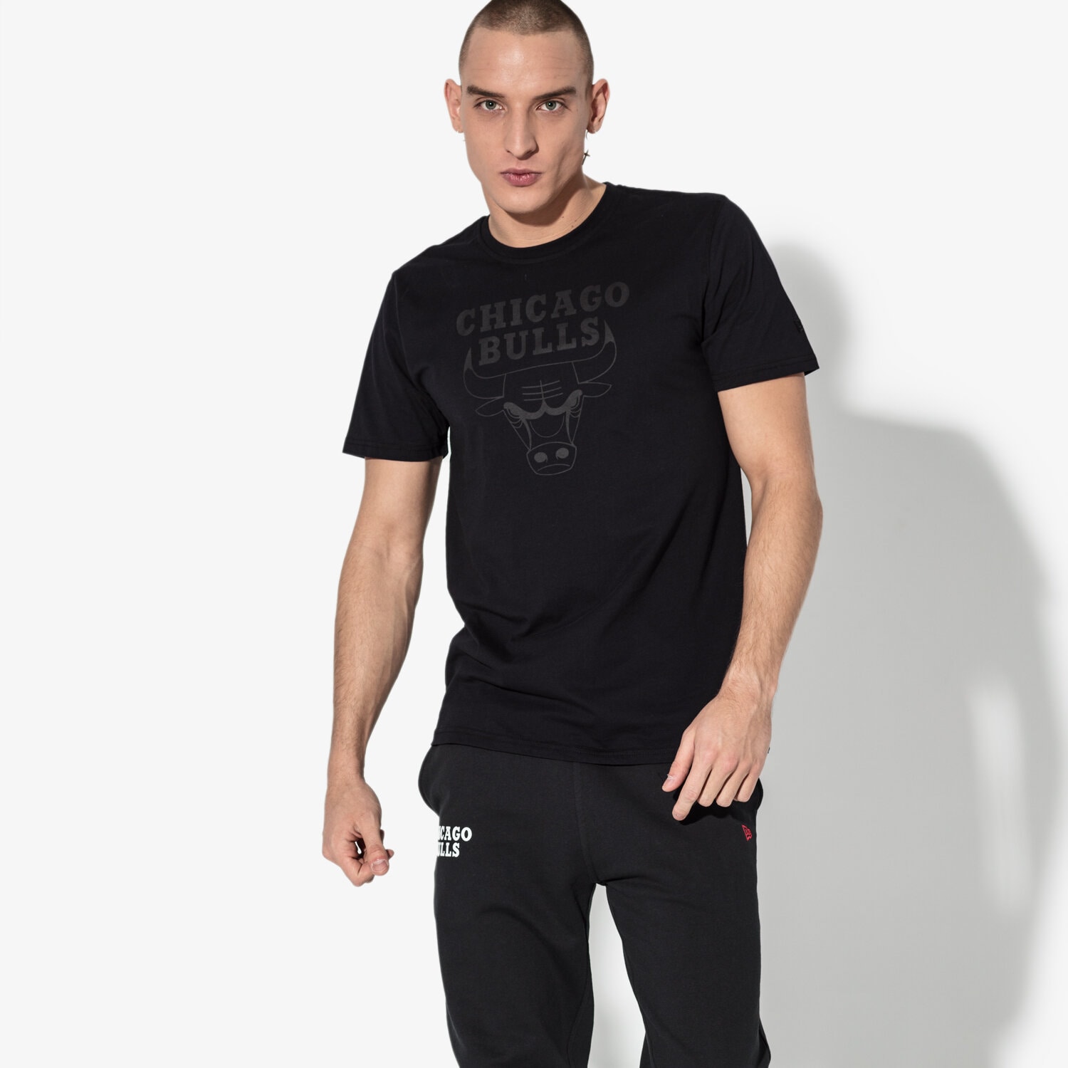 NEW ERA T-SHIRT SS NBA REMAINING BULLS CHICAGO BULLS BLKBLK 11546155 ...