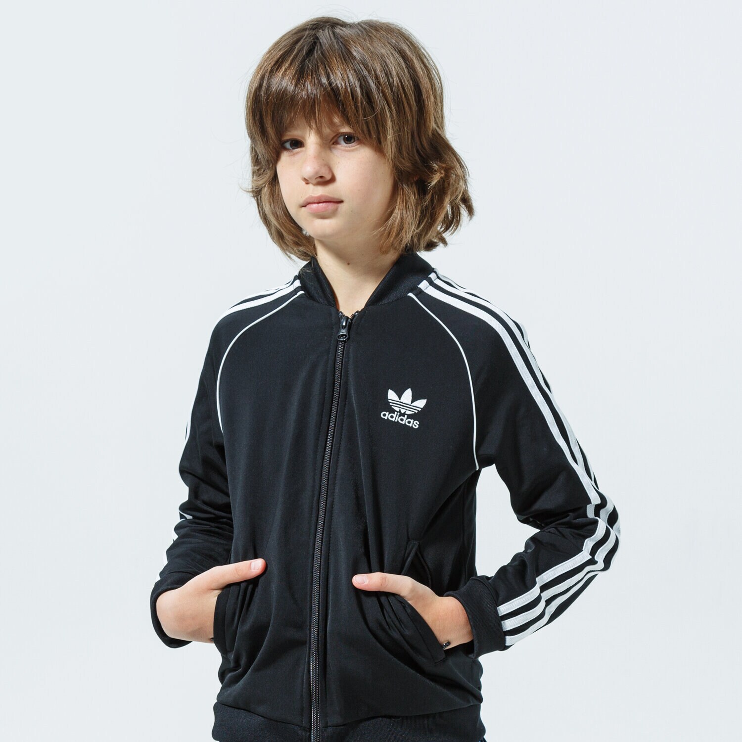 ADIDAS BLUZA ROZPINANA SST TRACK TOP B GN8451 CZARNY | Dziecięce Bluzy ...